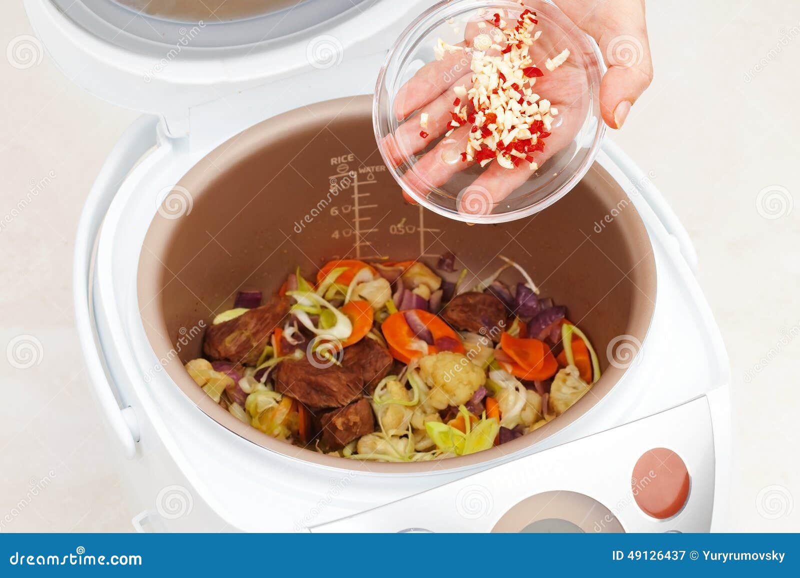 Cooking Beef Stew with Vegetables Stock Image - Image of sauce, pepper ...