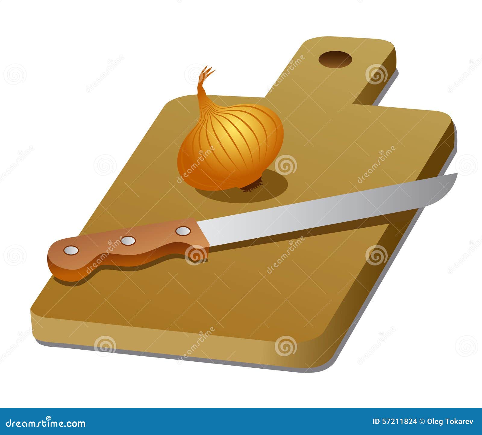 Cooking board stock illustration. Illustration of wooden - 57211824