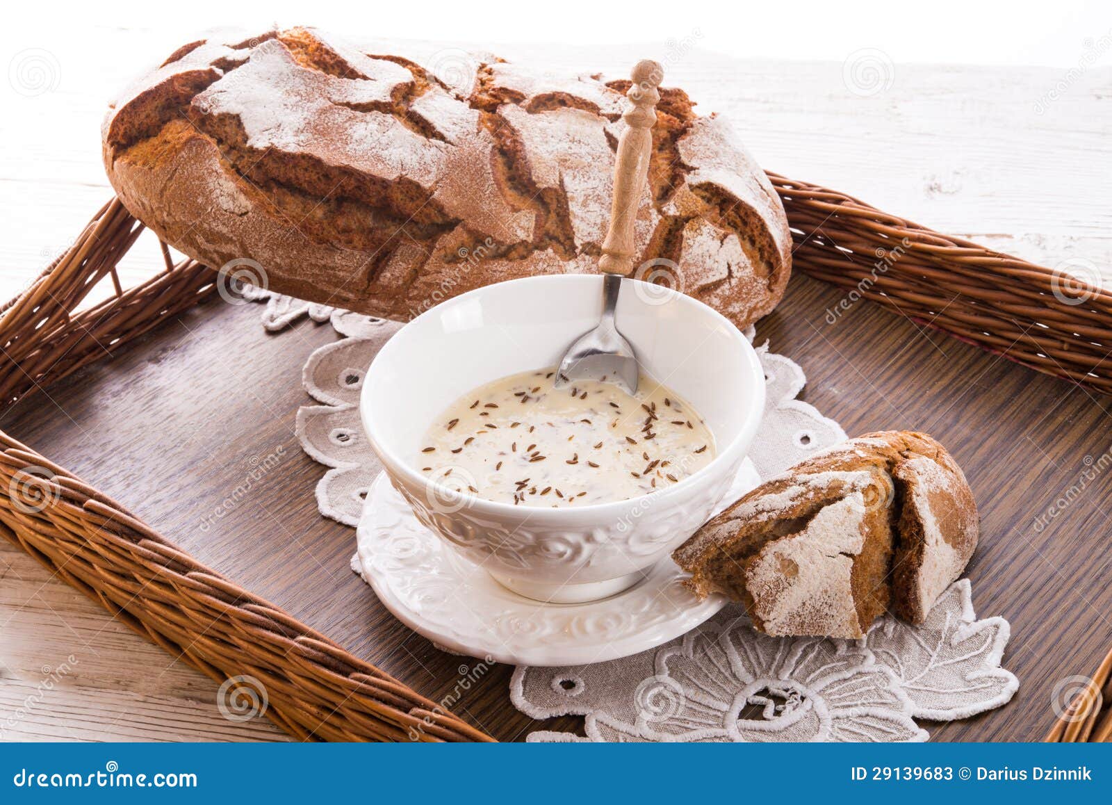 Cooking Cheese with Caraway, Home-made Stock Image - Image of fresh ...