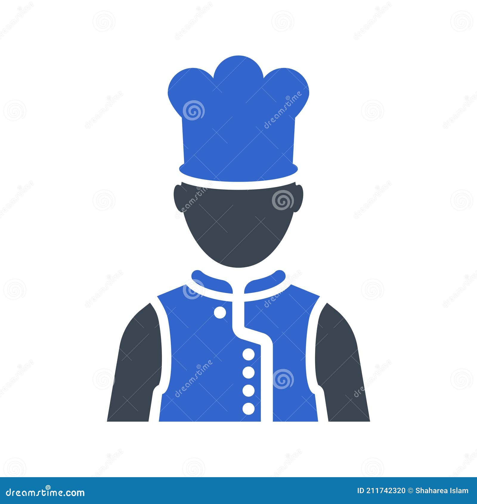 Cooking chef icon stock vector. Illustration of cook - 211742320