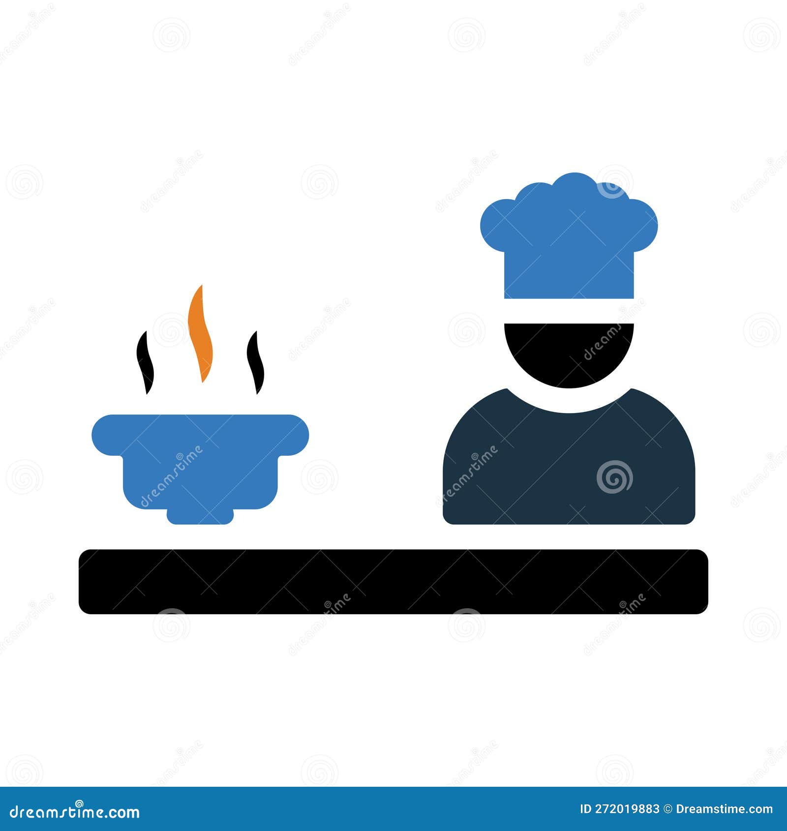 Cooking , Chef, Cooking Chef Icon Stock Illustration - Illustration of ...
