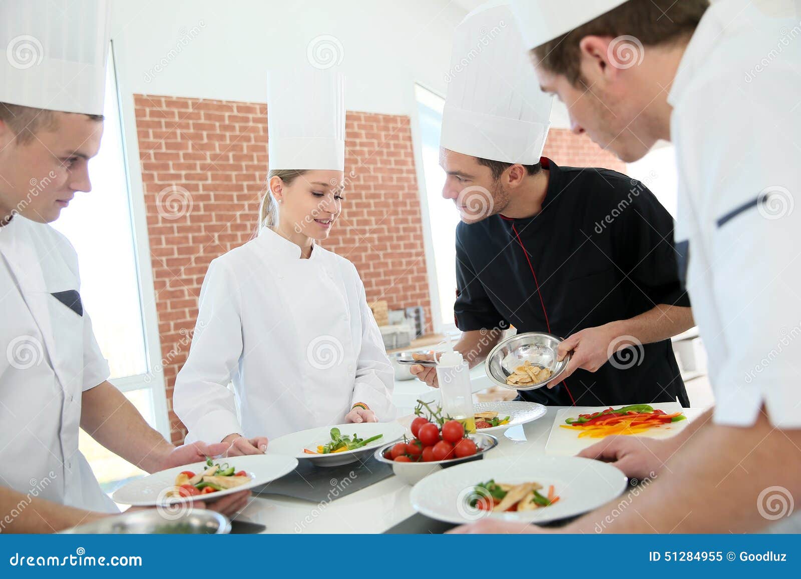 Cooking Chef Training Students Stock Image - Image of group, gastronomy ...