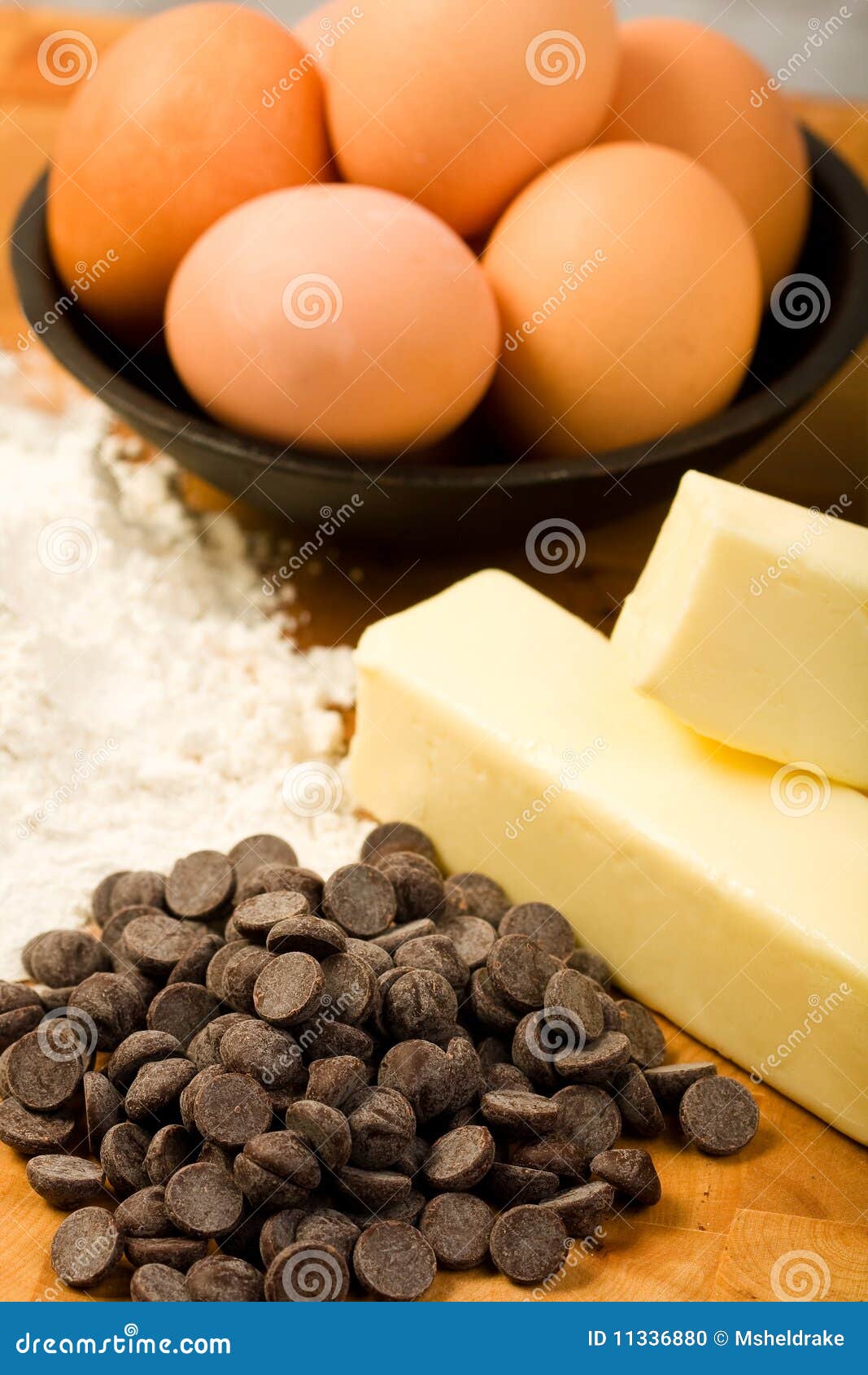 Cooking with chocolate stock photo. Image of wood, butter - 11336880