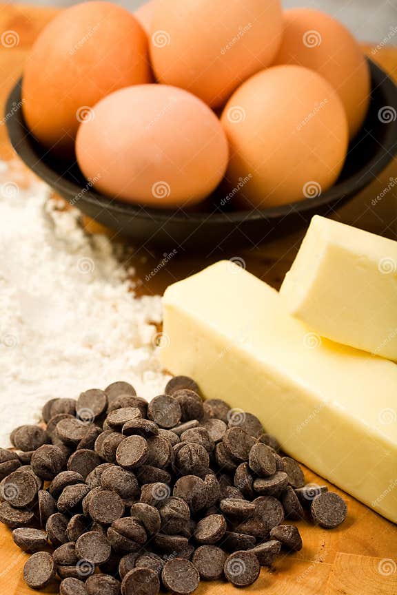 Cooking with chocolate stock photo. Image of wood, butter - 11336880