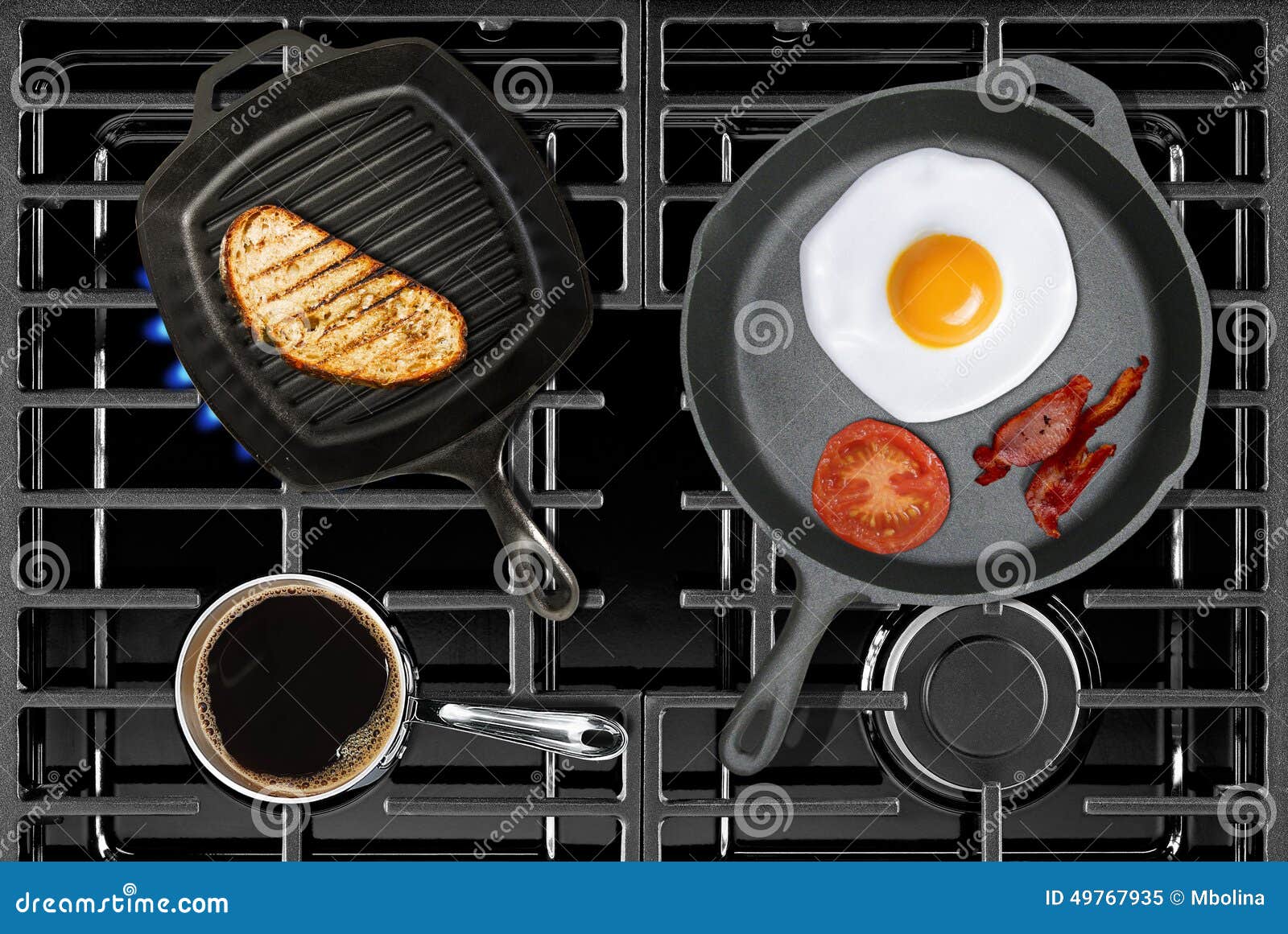 Cooking Classic Breakfast stock image. Image of fresh - 49767935
