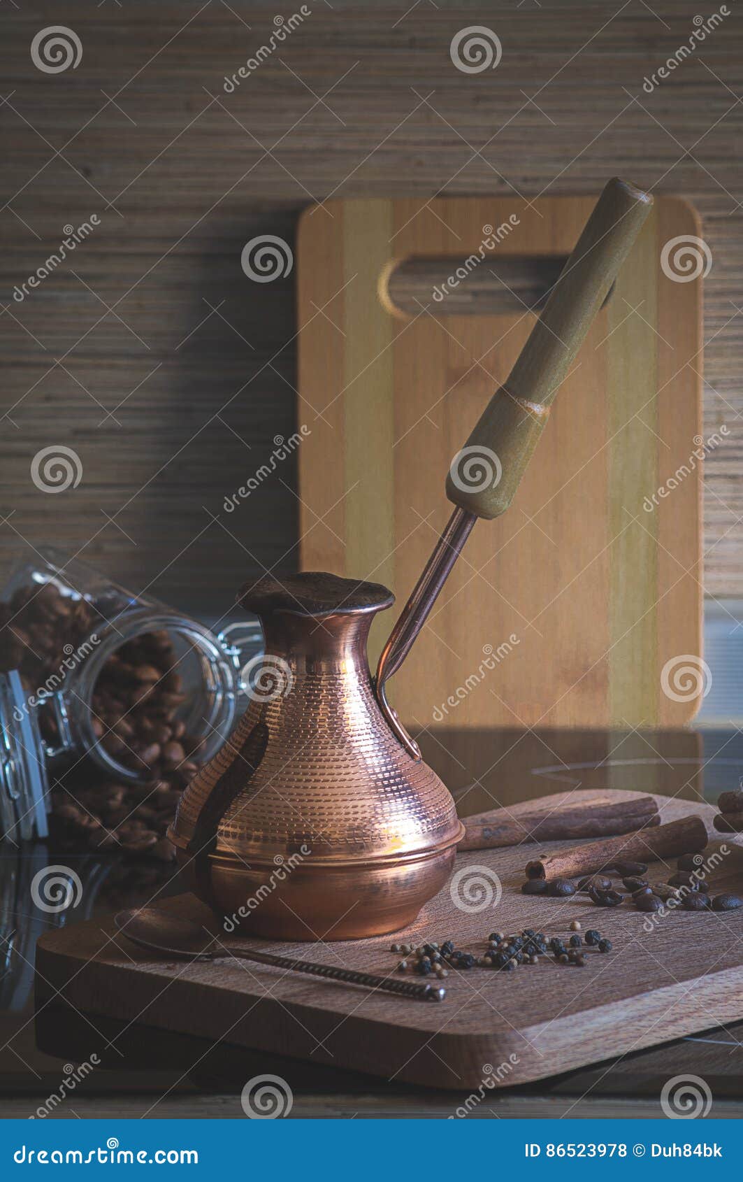 Cooking coffee stock photo. Image of cuisine, bean, aroma - 86523978
