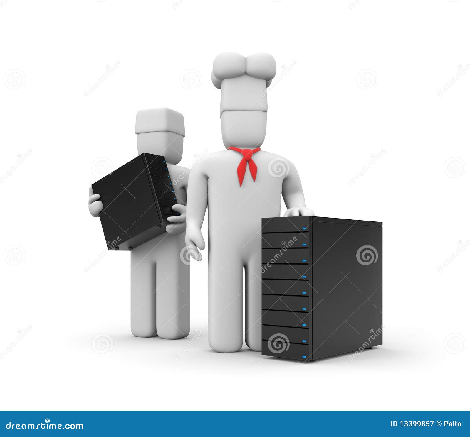 Cooking computers! stock illustration. Illustration of global - 13399857