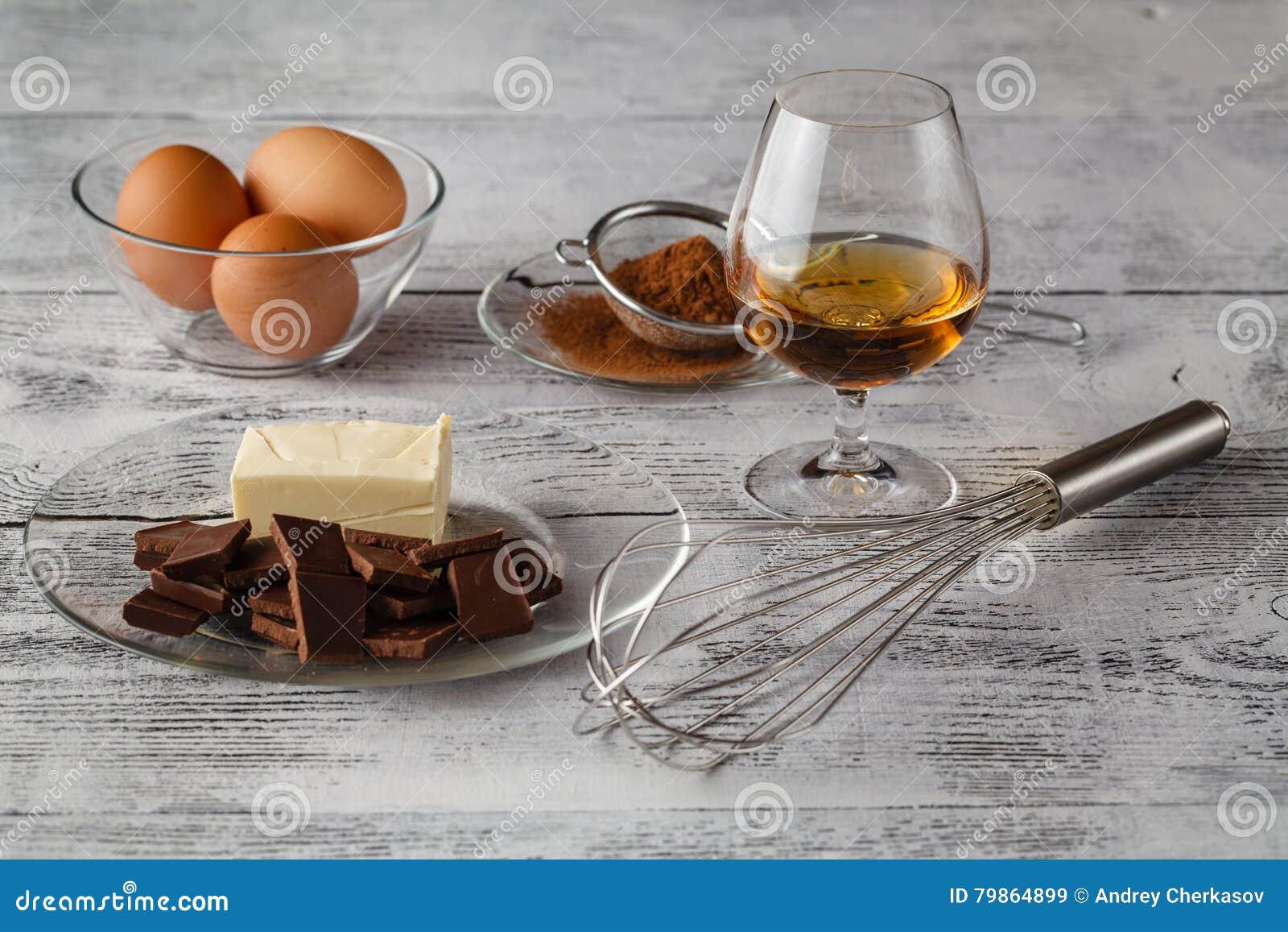 Cooking Concept. Basic Baking Ingredients and Kitchen Tools Close Up ...