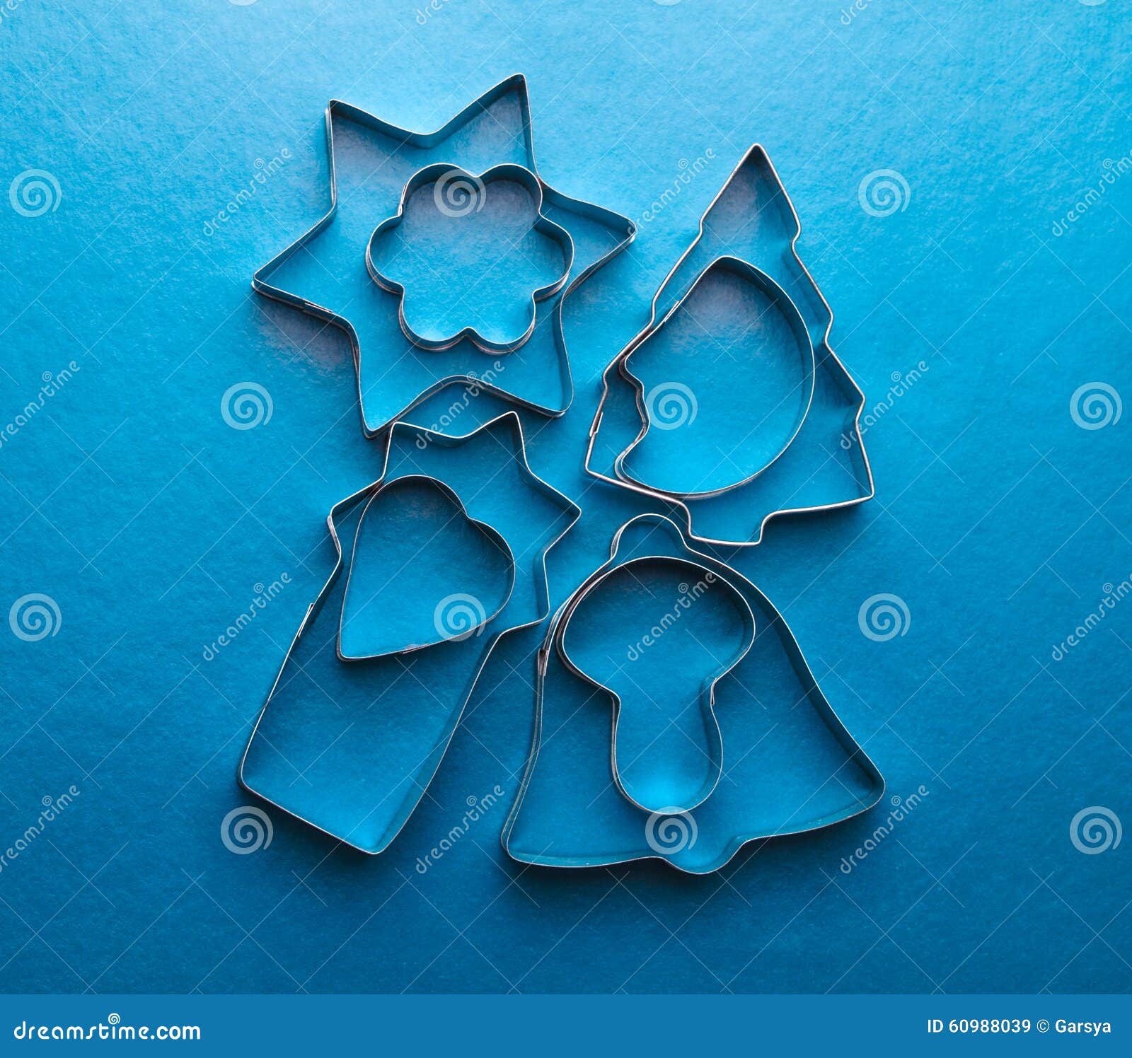 Cooking Cutter for Cake Decorating Stock Image - Image of metallic ...