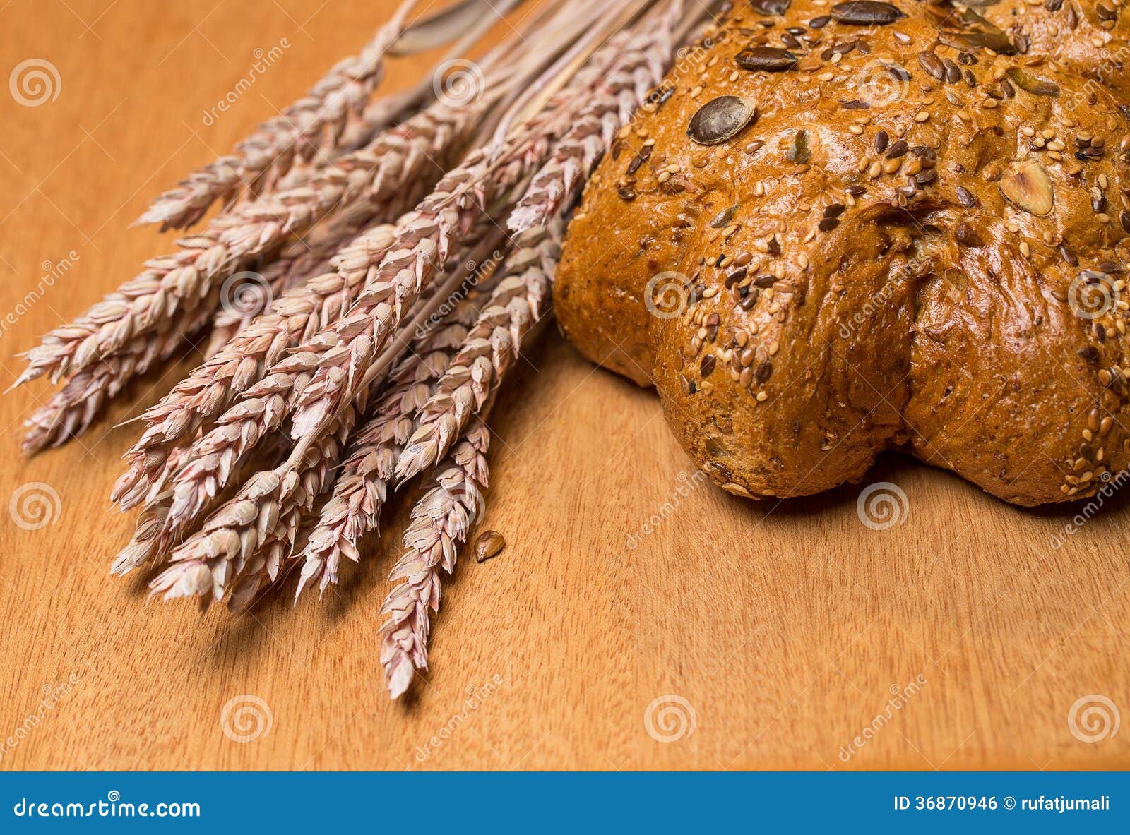 Cooking. Delicious Bread Made from Good Wheat Stock Photo - Image of ...
