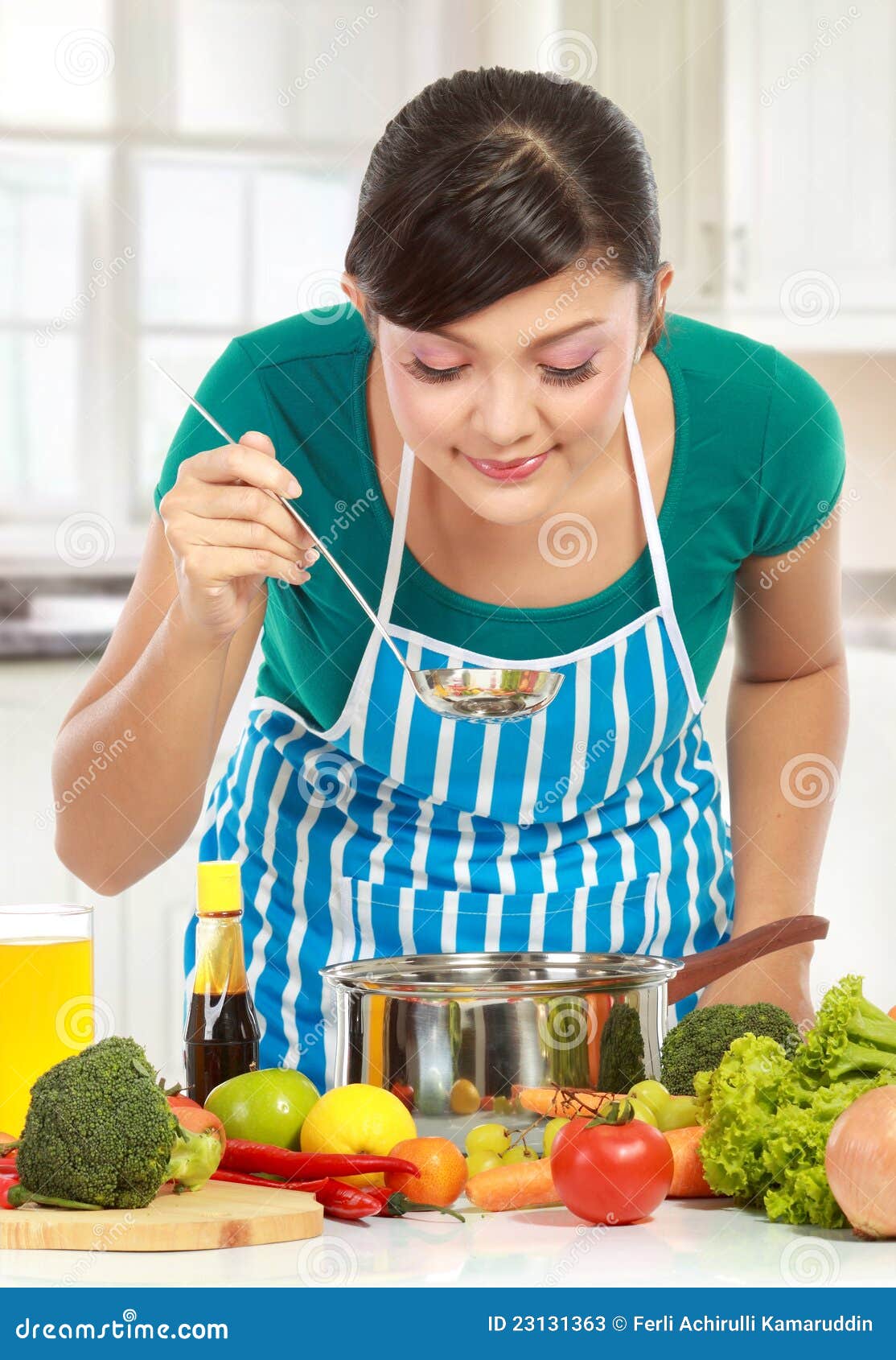 Cooking delicious food stock image. Image of girl, ketchup - 23131363