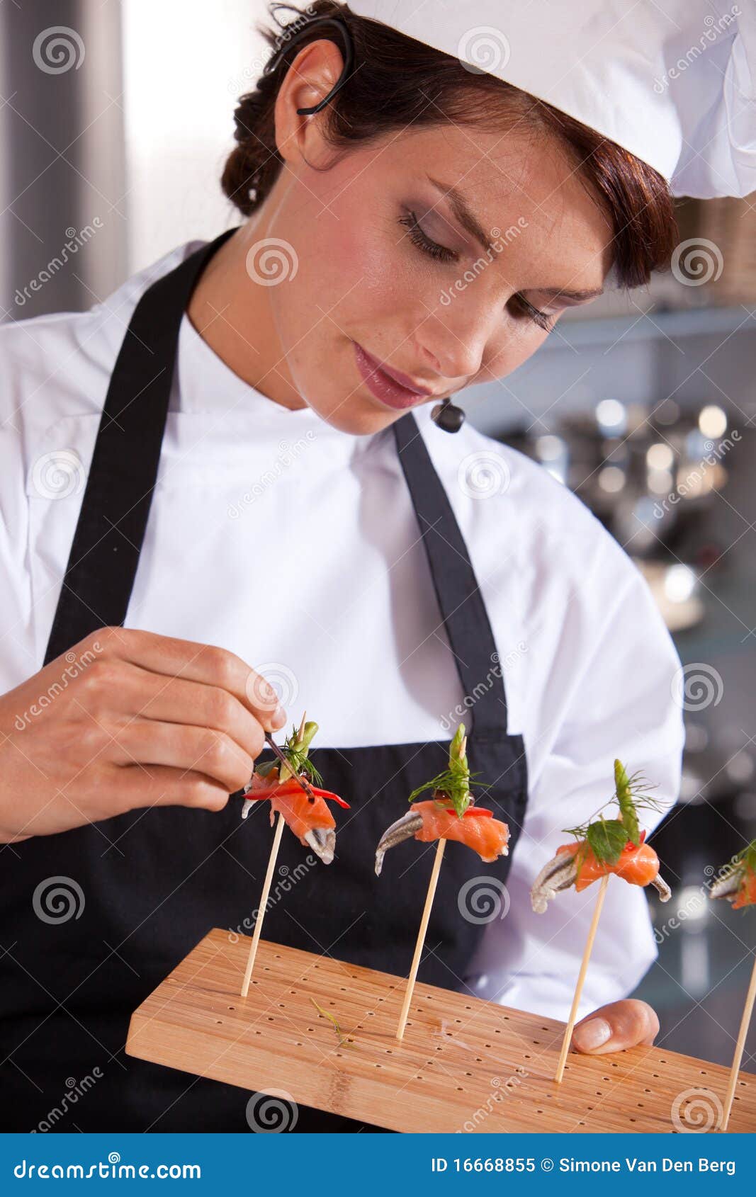 Cooking demonstration stock image. Image of chef, cook - 16668855