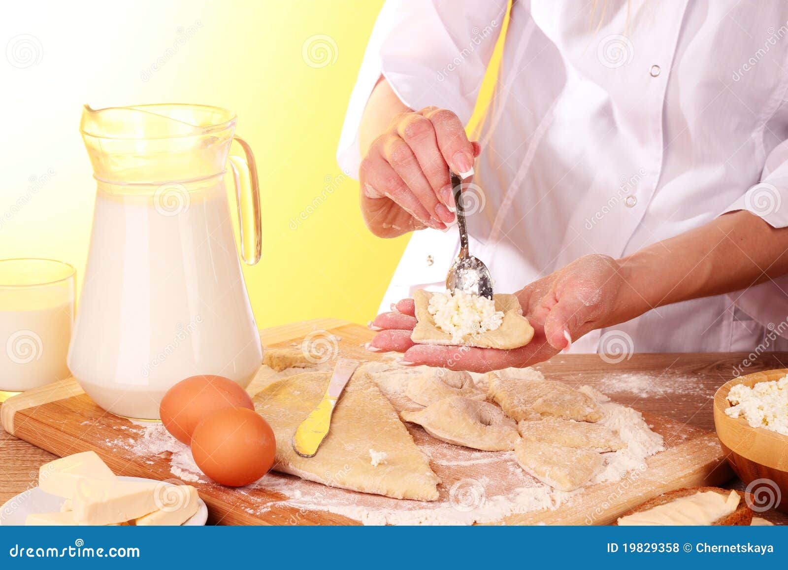 Cooking dough stock photo. Image of cuisine, cooking - 19829358