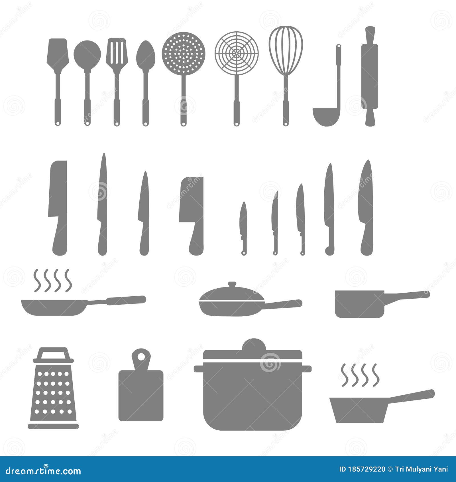 Cooking Equipment Icon Vector Design Symbol Stock Vector - Illustration ...