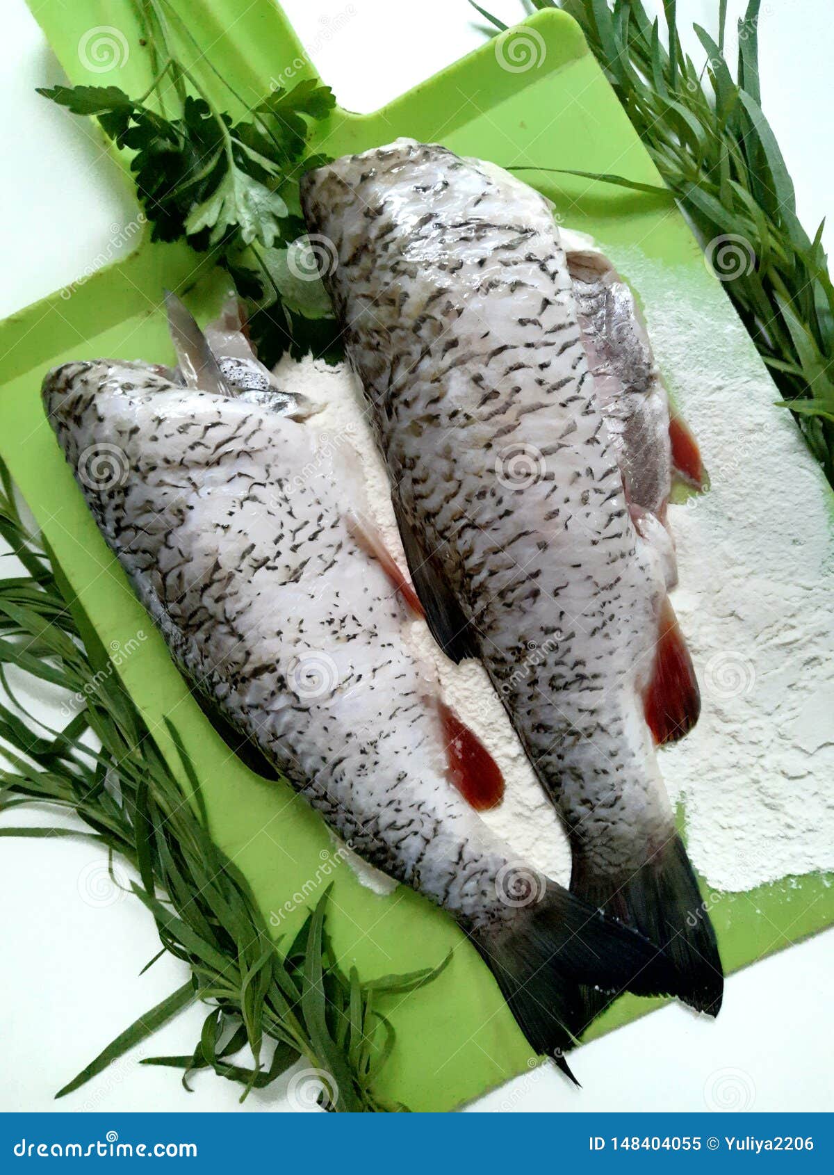 Cooking Fish, Carcasses of Raw Fish Stock Image - Image of meals, food ...