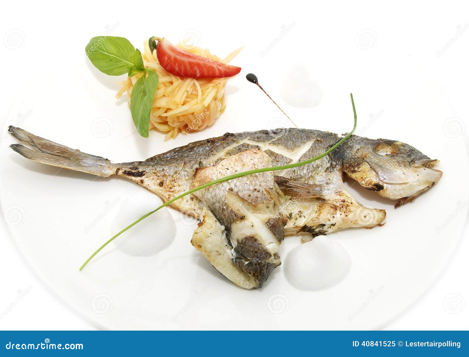 Cooking fish on the grill stock image. Image of burning - 40841525