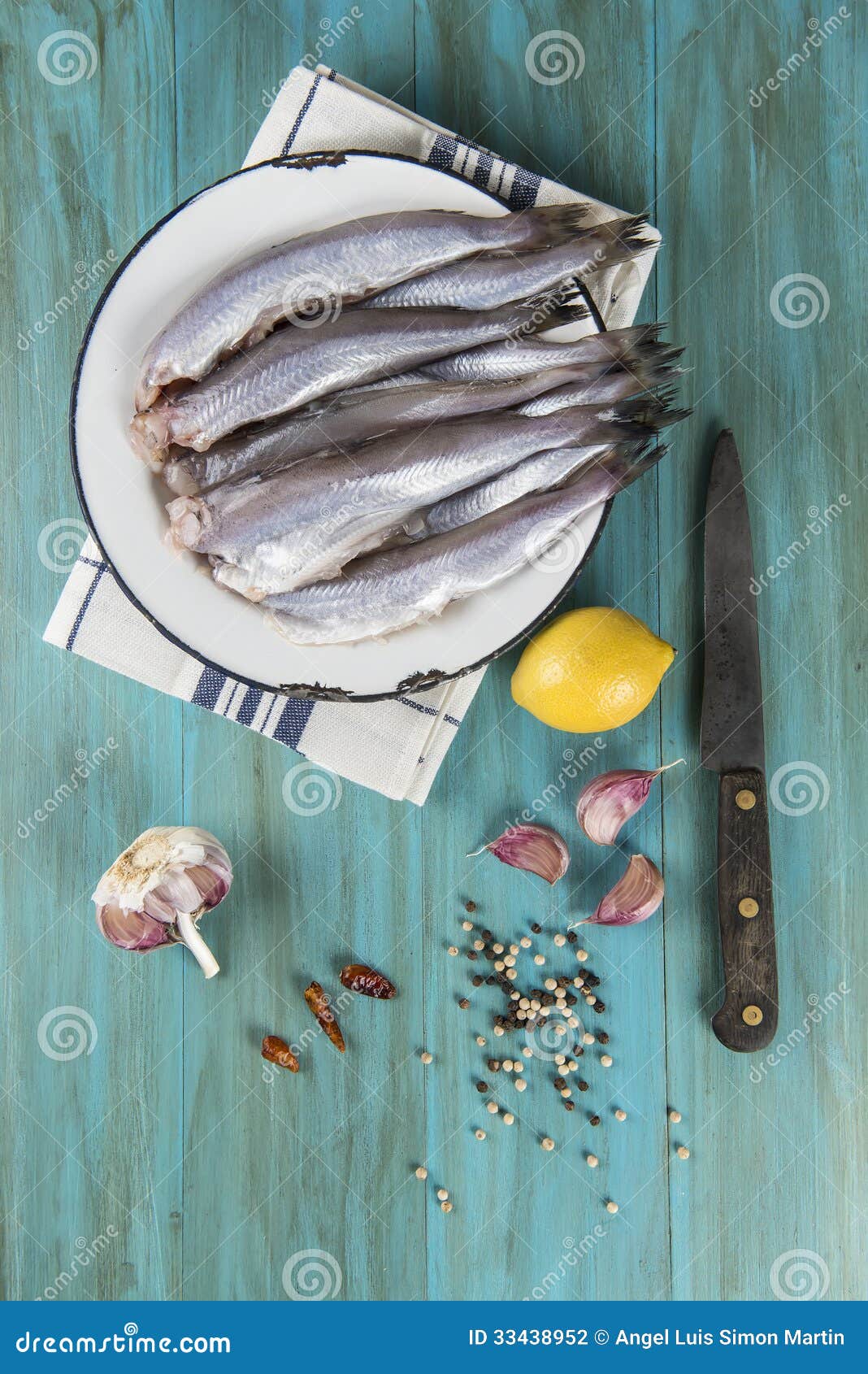 Cooking fish stock photo. Image of animal, table, food - 33438952