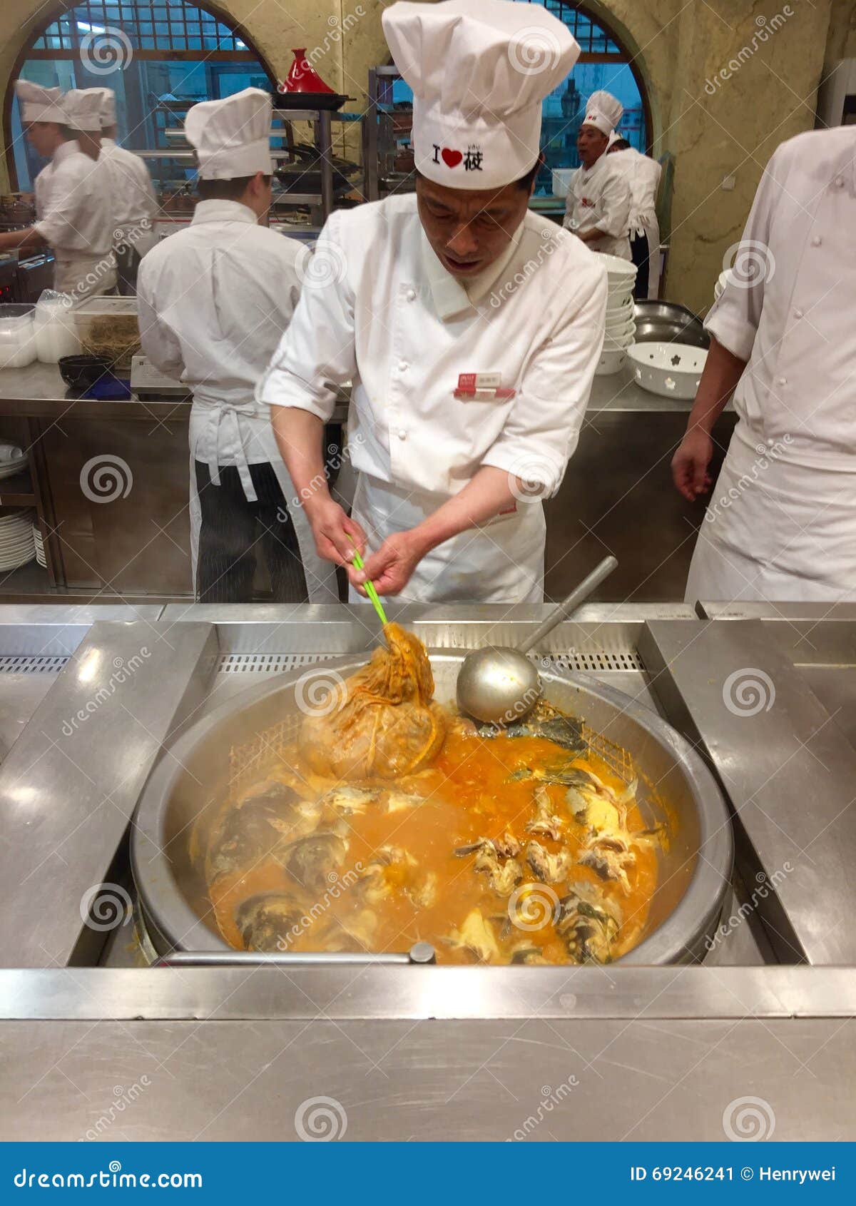 Cooking fish soup editorial photo. Image of food, fireplace - 69246241