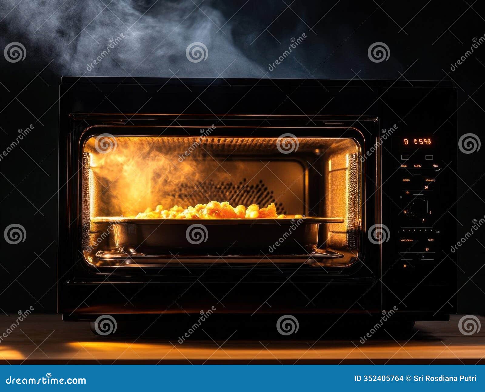 Modern Oven With Hot Air Ventilation. Electrical Equipment For Baking ...