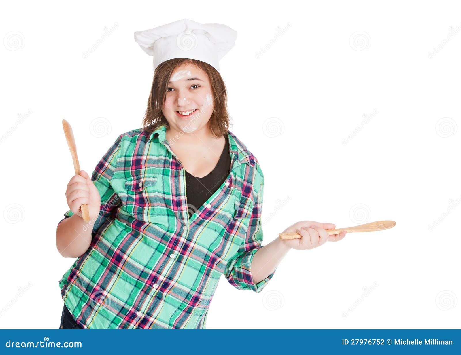 Cooking Fun stock photo. Image of isolated, flour, cook - 27976752