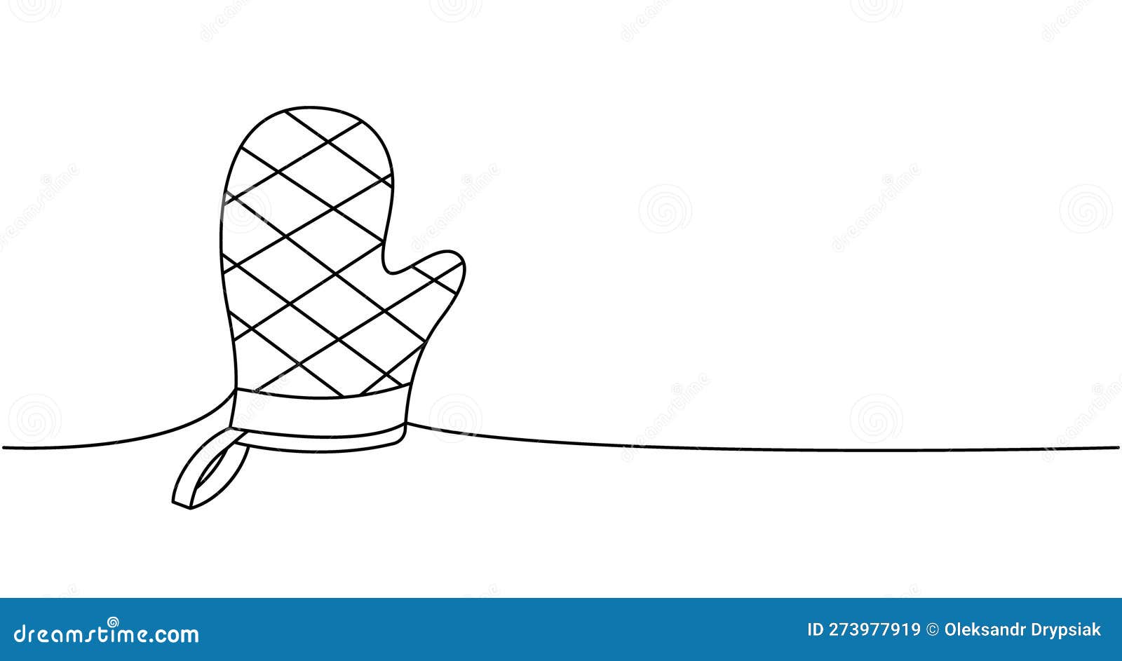 Mitten. Drawing Worksheet. Cartoon Vector | CartoonDealer.com #75234849