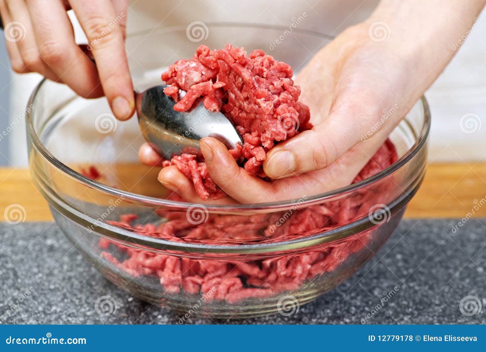 Cooking with ground beef stock photo. Image of cook, closeup - 12779178