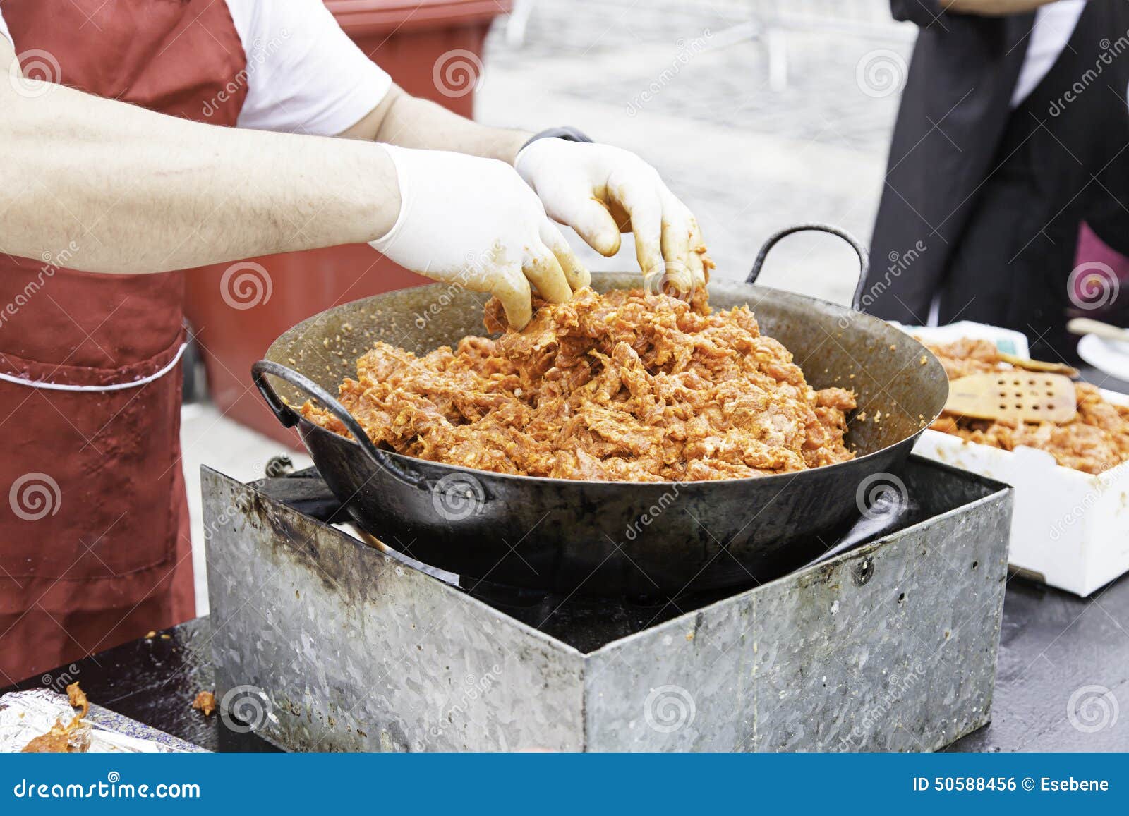 Cooking ground beef stock photo. Image of macro, heap - 50588456