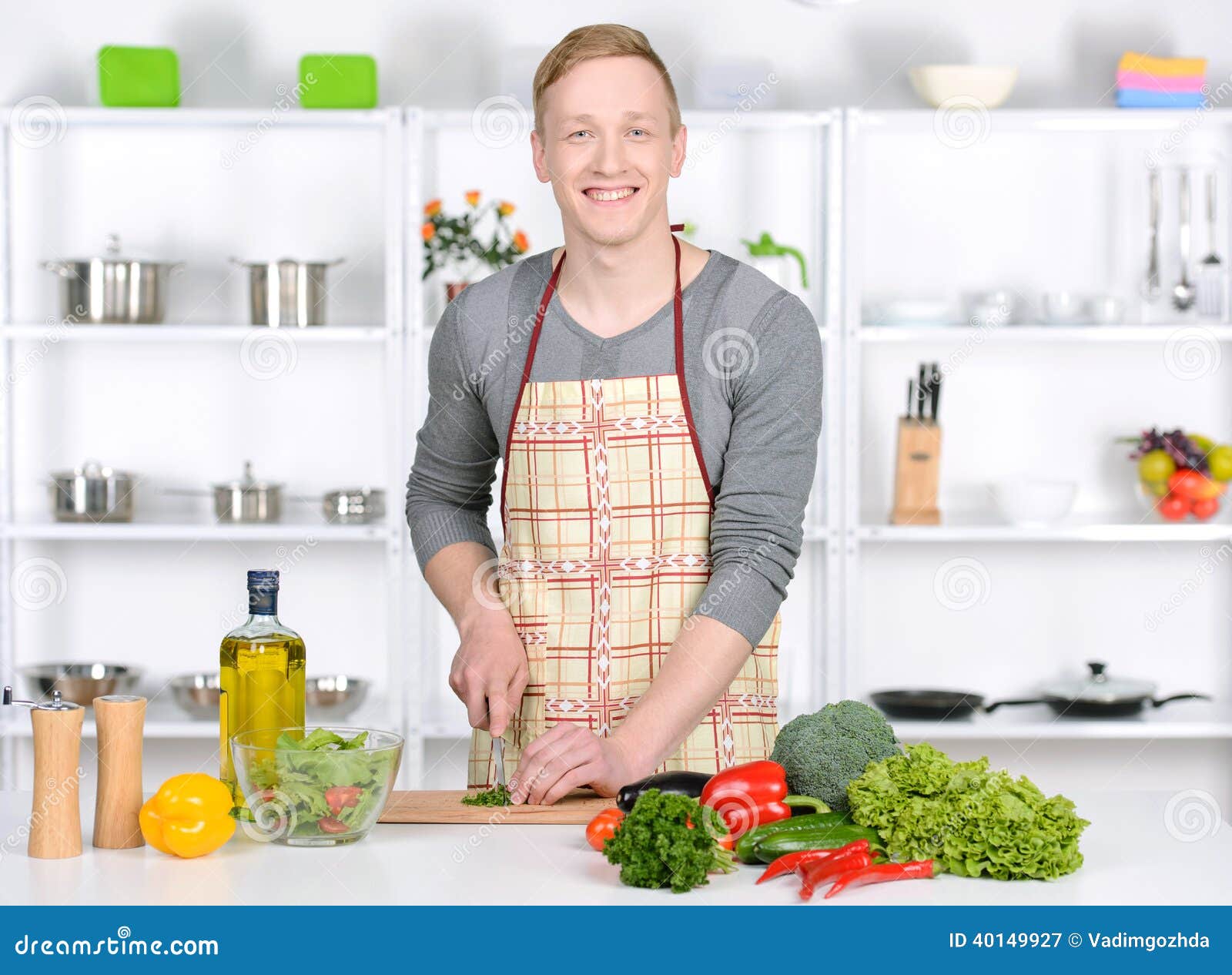 Cooking stock image. Image of handsome, cusine, american - 40149927