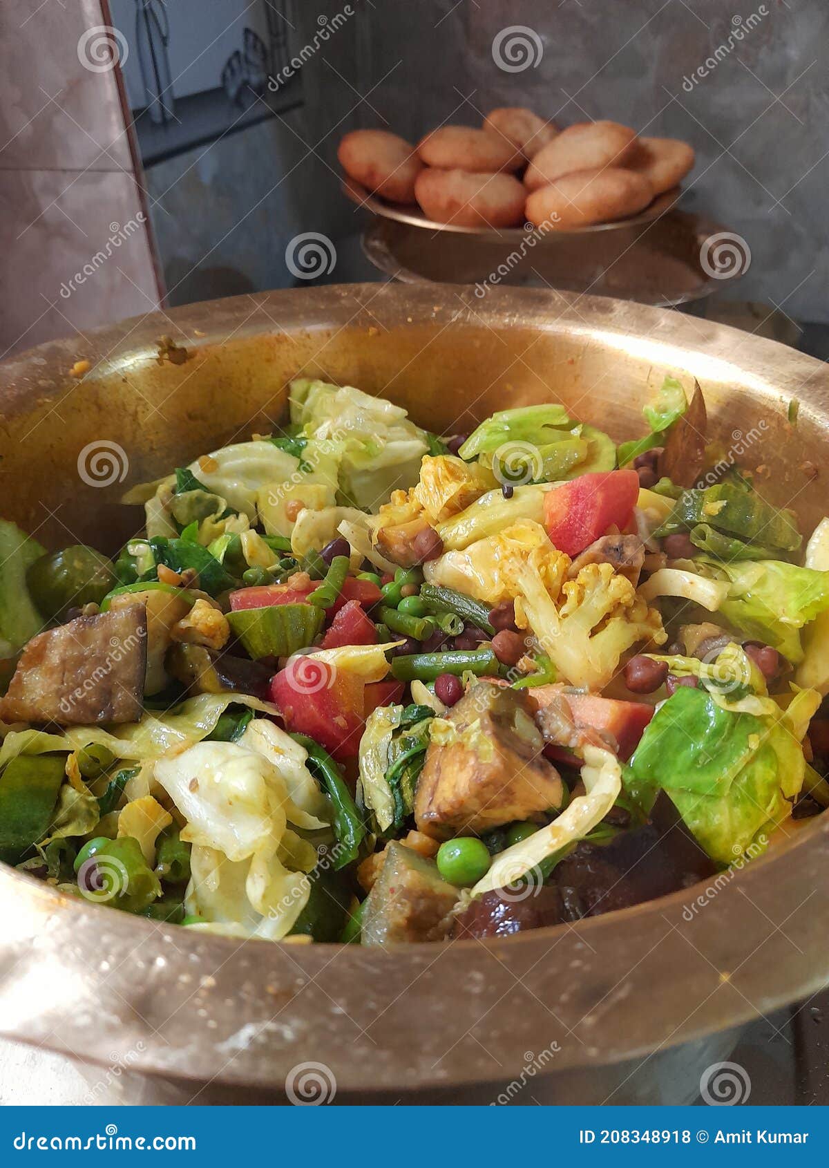 Cooking Healthy Vegetables in a Pot Stock Photo - Image of colorful ...
