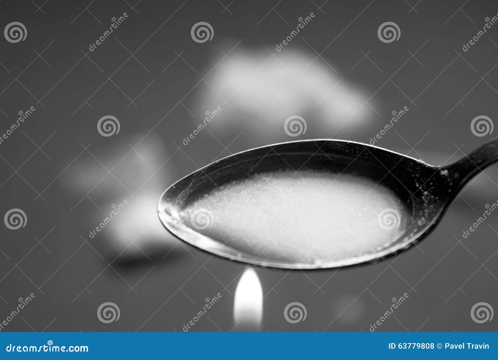 Cooking the heroin stock photo. Image of abuse, drug - 63779808