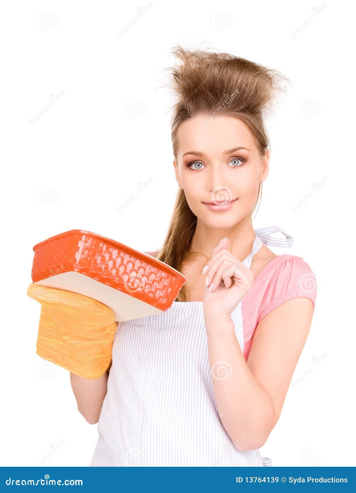 Cooking housewife stock image. Image of housekeeper, beautiful - 13764139