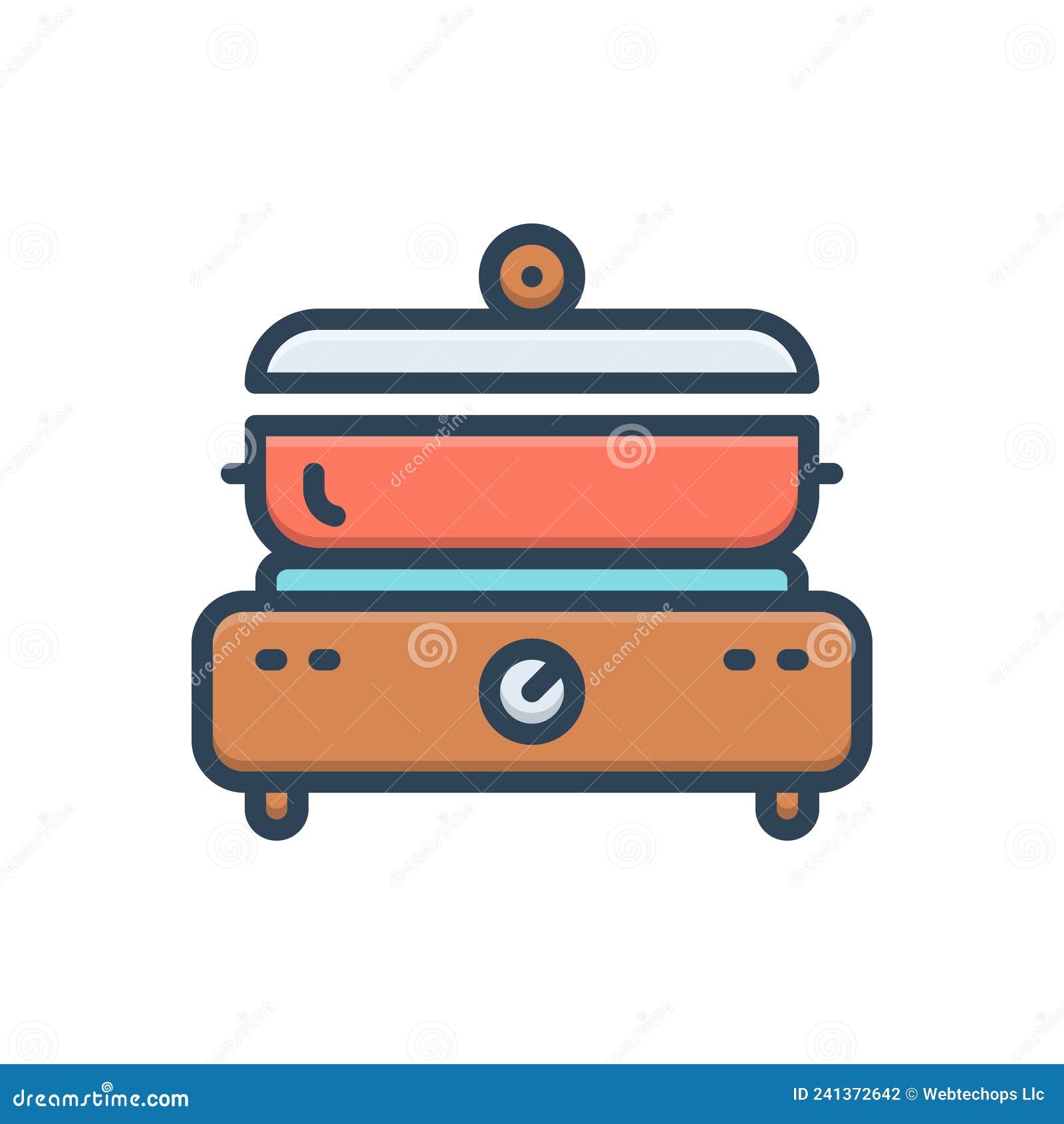 Color Illustration Icon for Cooking, Boiling and Food Stock ...