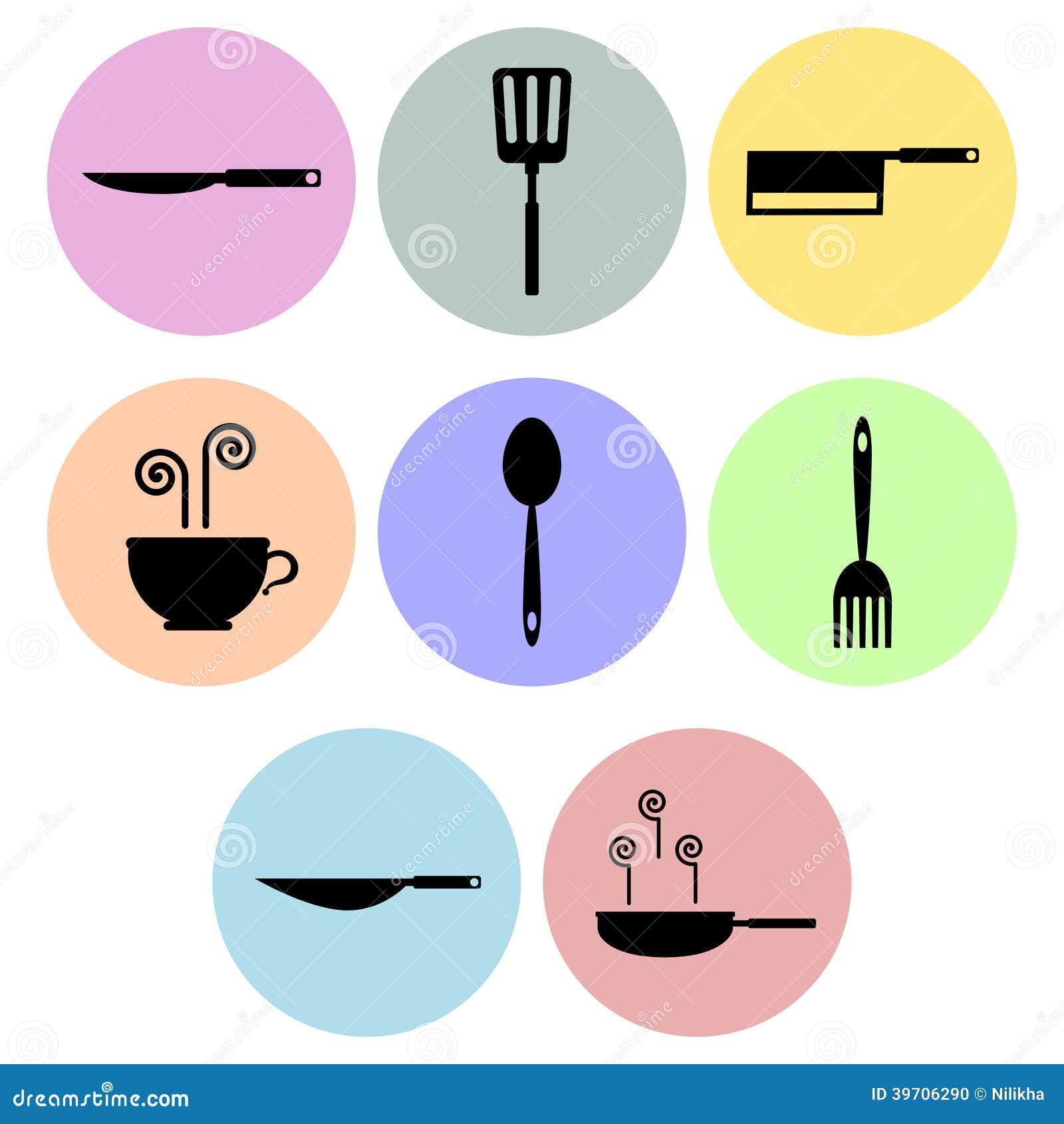 Cooking icon designs stock illustration. Illustration of symbol - 39706290