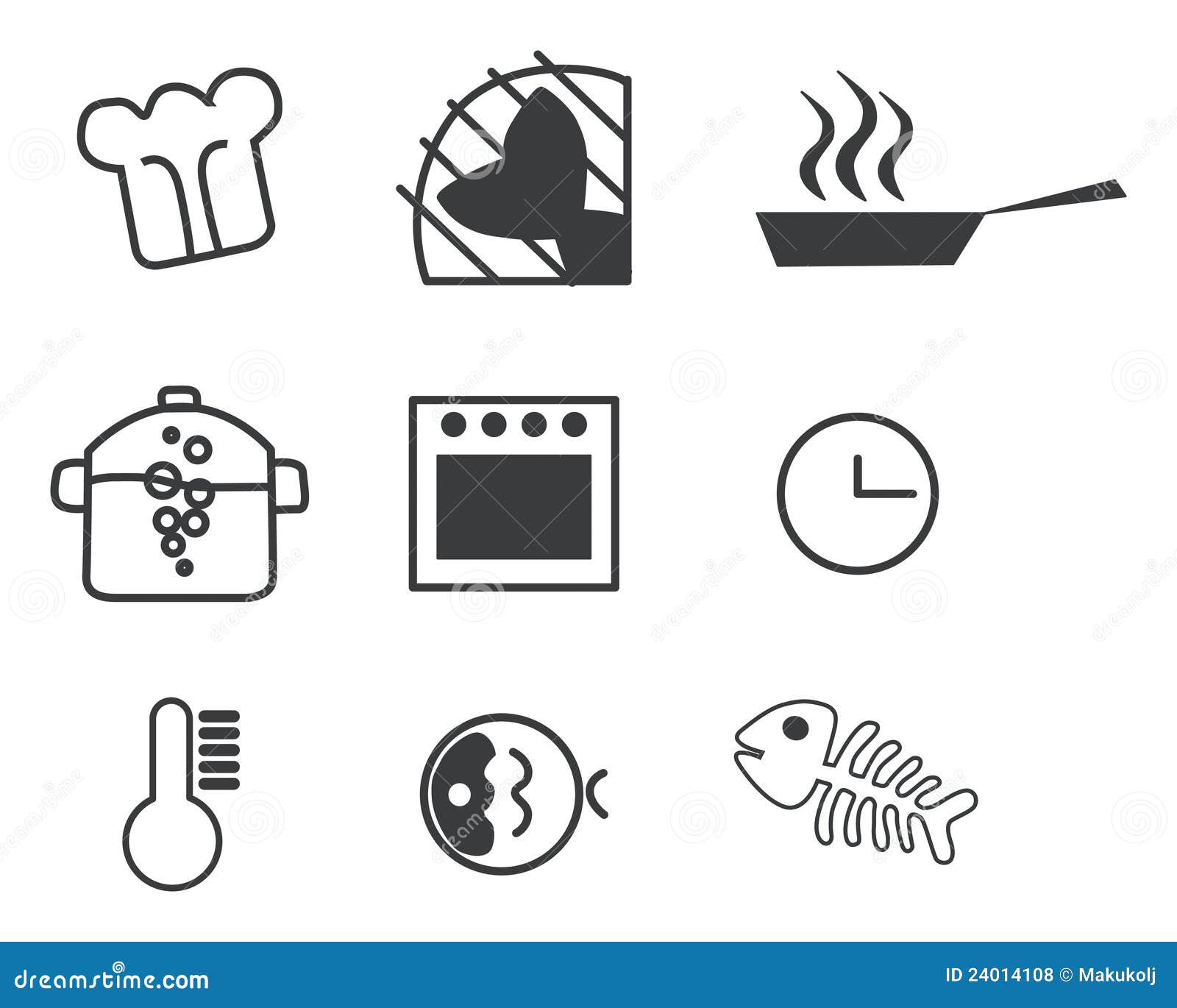 Cooking Icon Vector Isolated On White Background, Cooking Sign ...