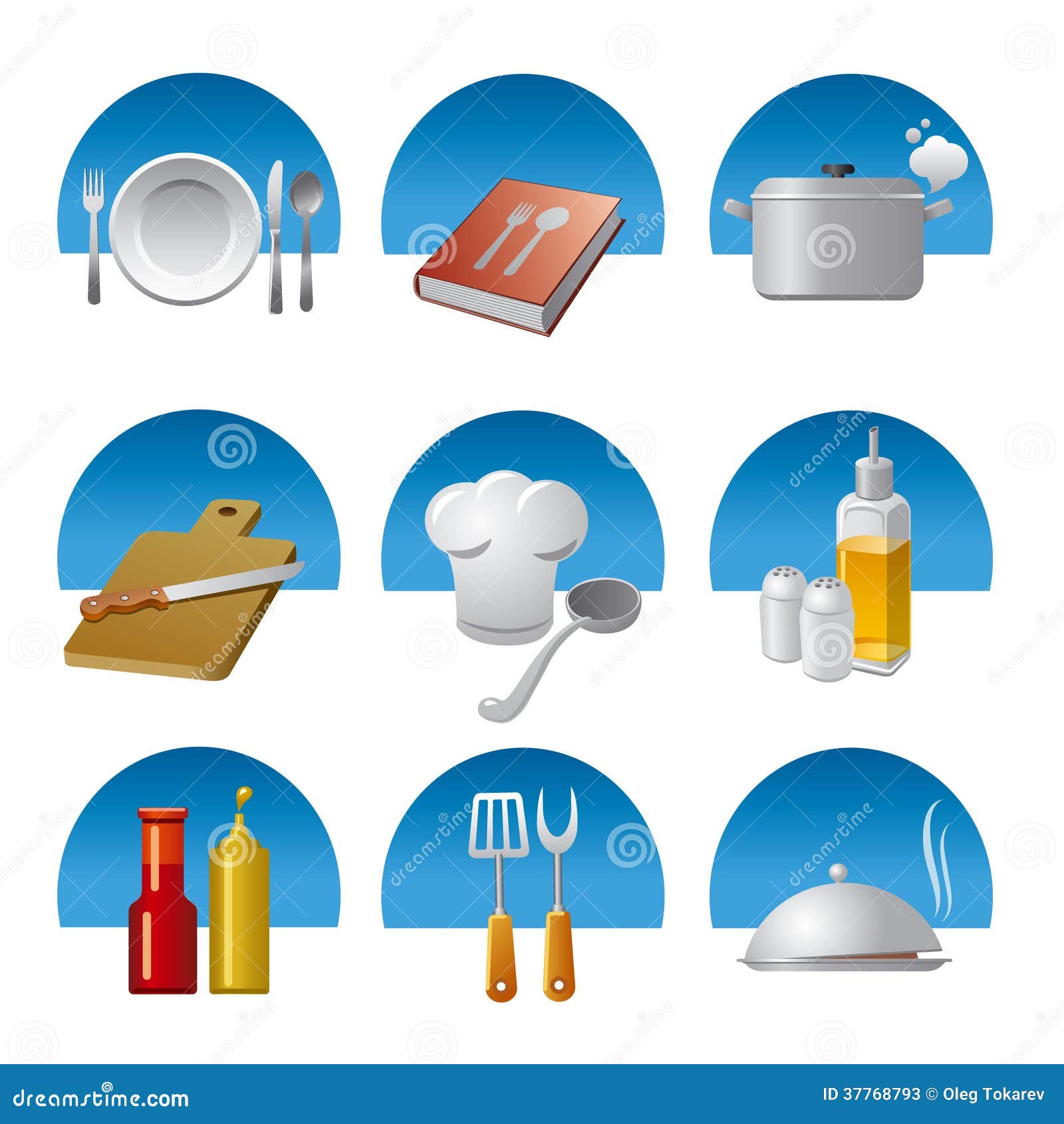 Cooking icon set stock illustration. Illustration of sauce - 37768793