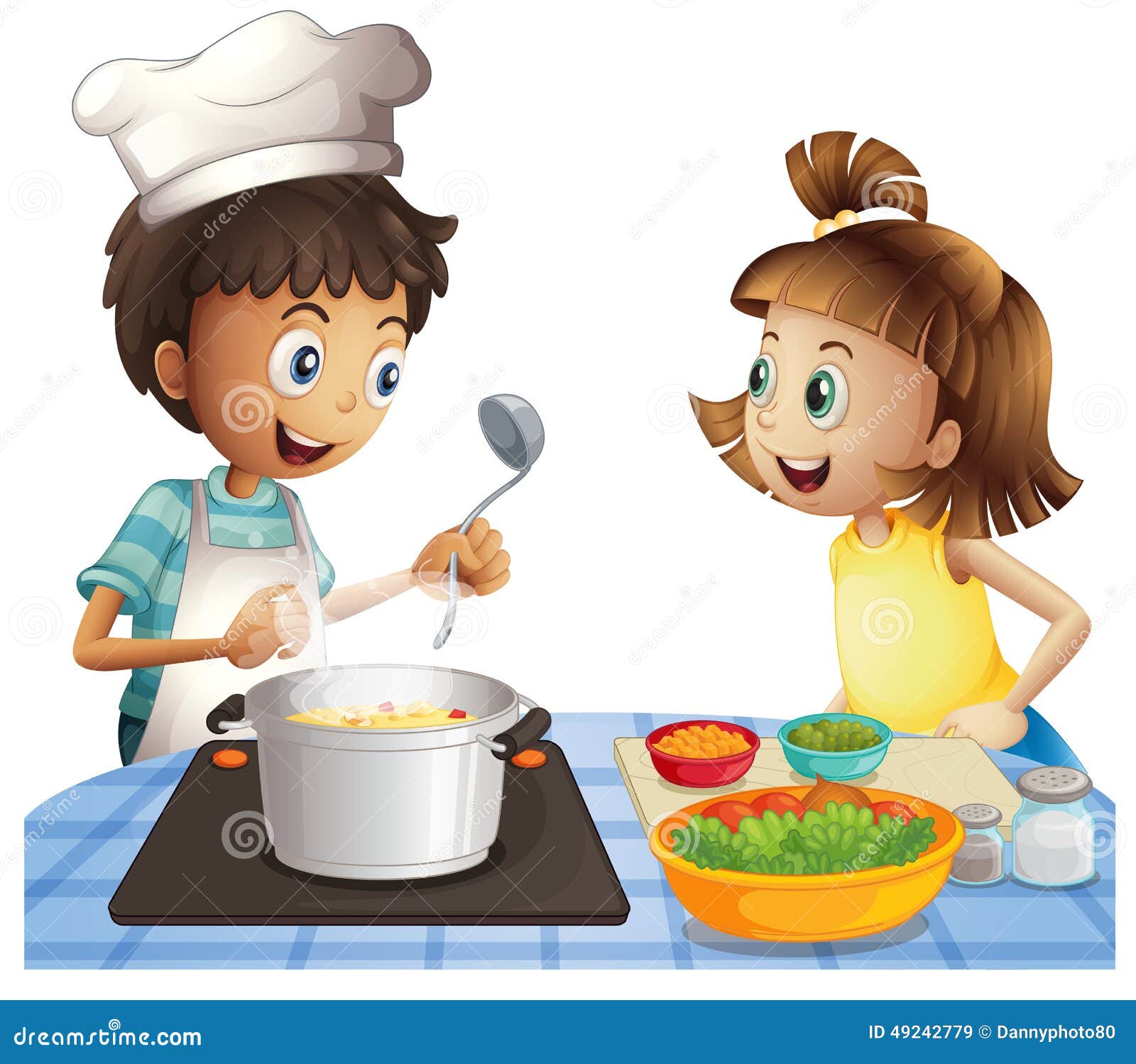 Cooking stock illustration. Illustration of learning - 49242779
