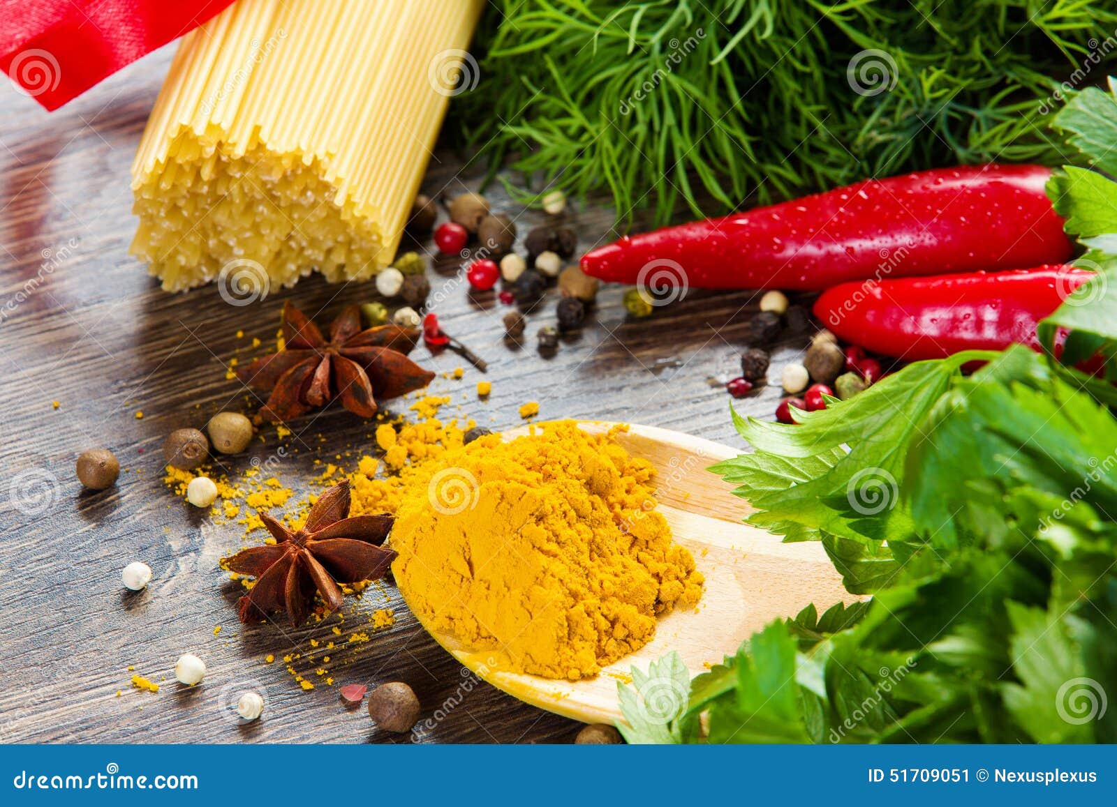 Cooking ingredients stock image. Image of recipe, spicy - 51709051
