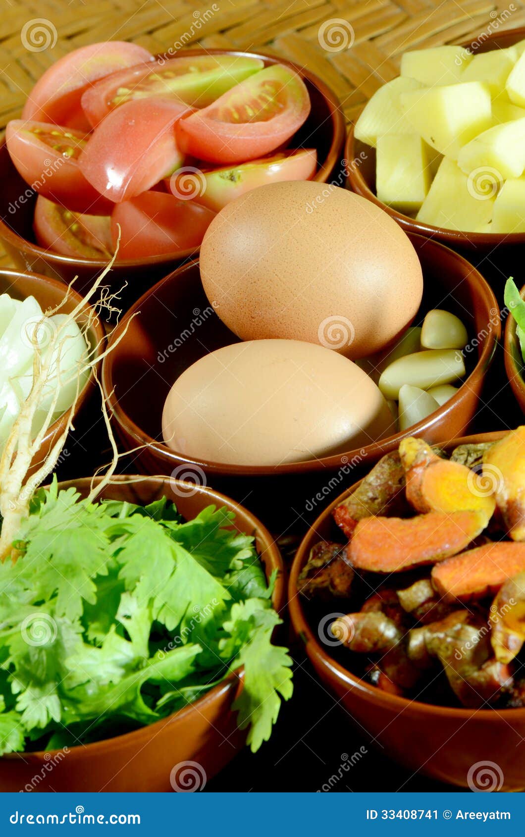 Cooking Ingredients. stock image. Image of herb, bunch - 33408741