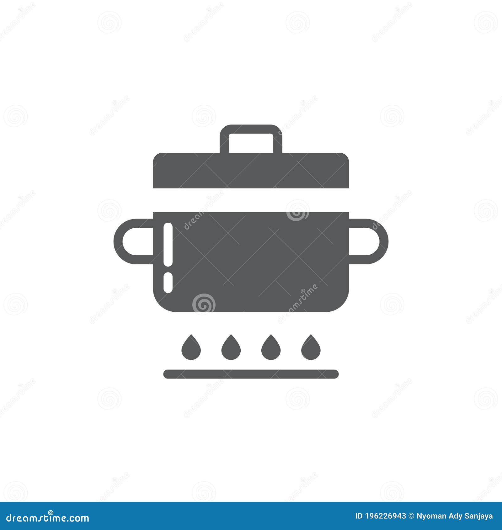 Cooking Instruction Vector Icon Symbol Work Flow Isolated on White ...