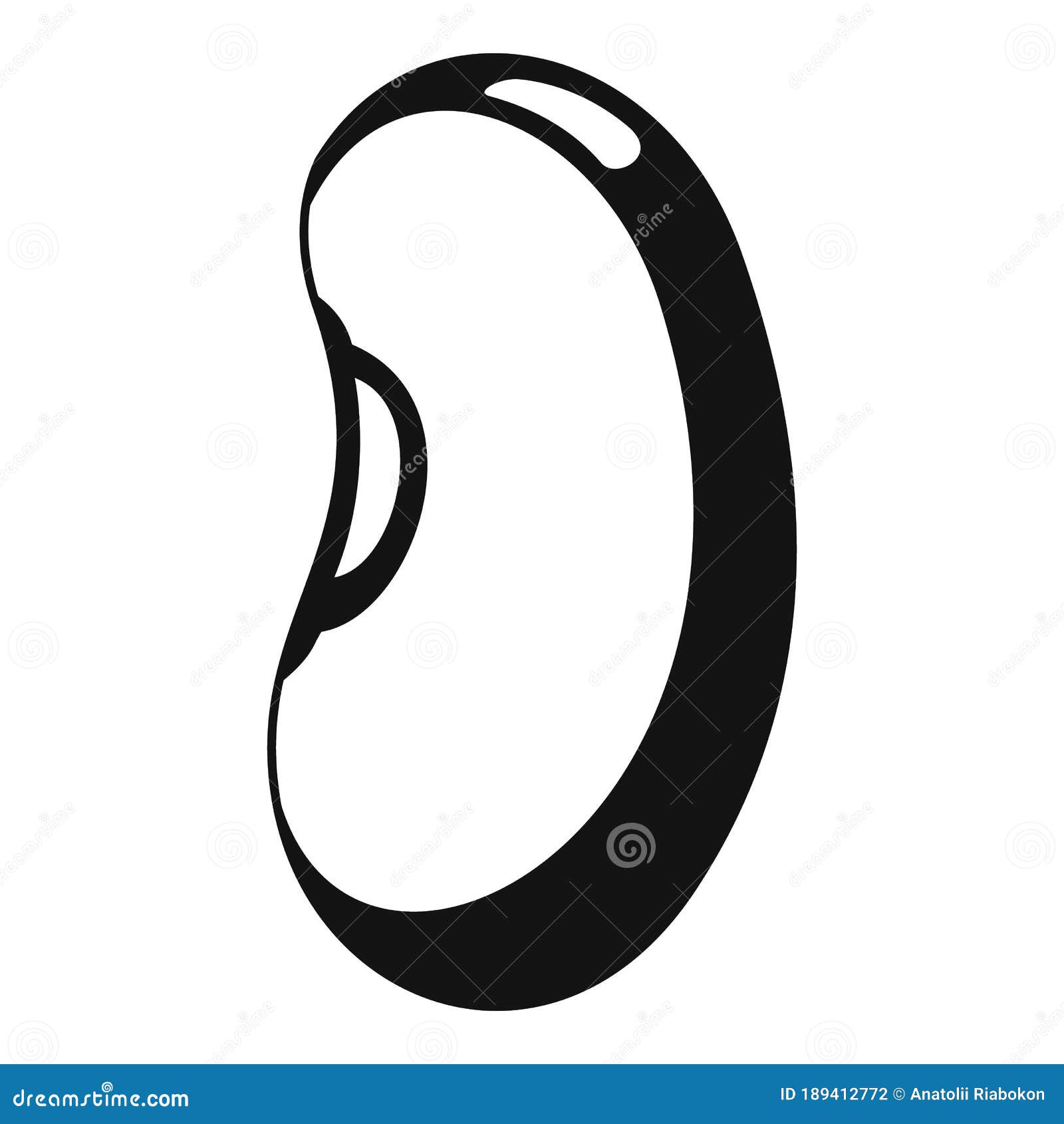 Cooking Kidney Bean Icon, Simple Style Stock Vector - Illustration of ...