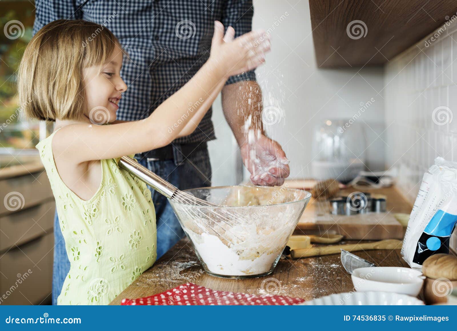Cooking Kids Cookies Baking Preparation Concept Stock Image - Image of ...
