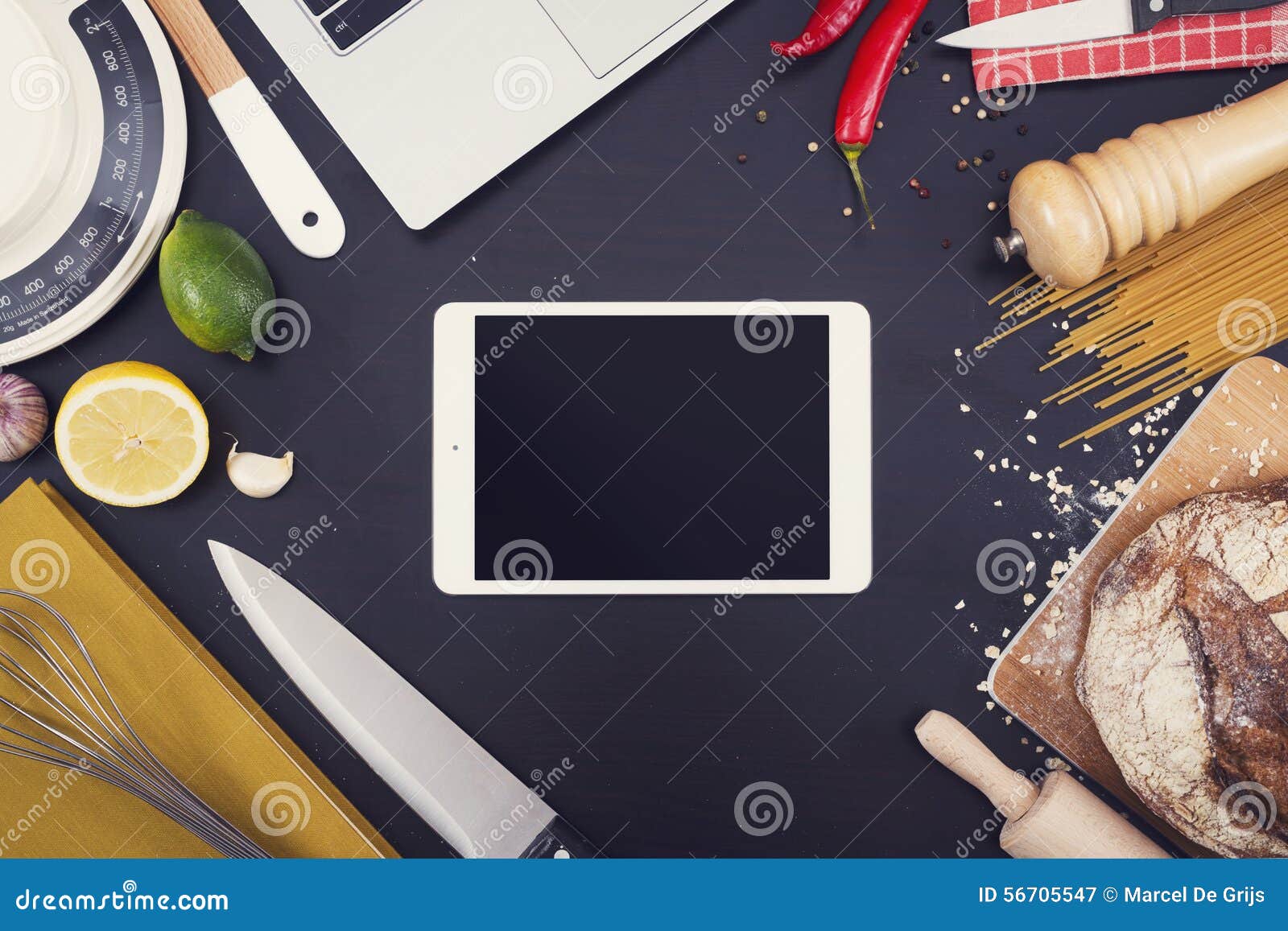 Cooking Kitchen Hero Header Stock Image - Image of flour, cook: 56705547