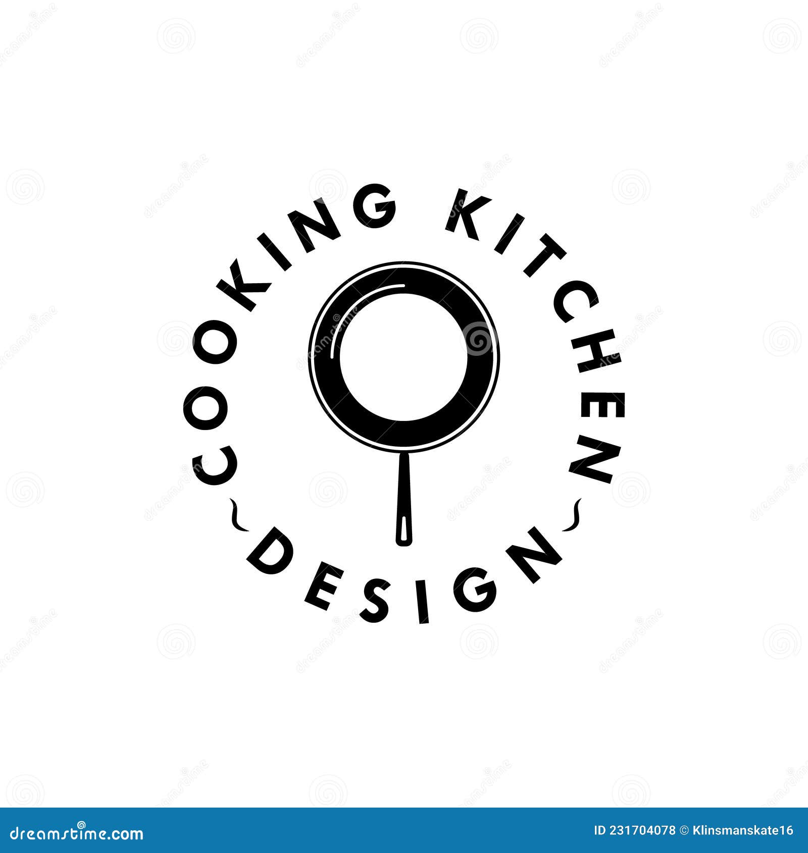Cooking Kitchen Logo Design Template Stock Vector - Illustration of ...