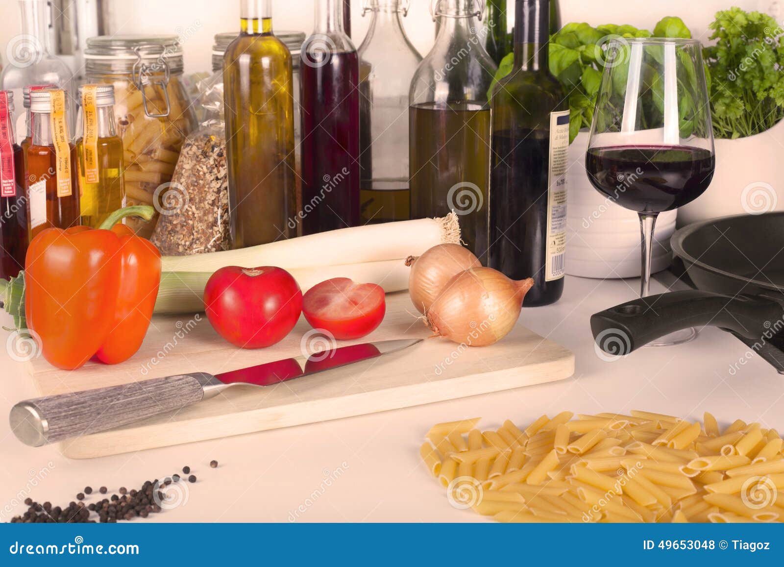 Cooking stock photo. Image of indoors, prepare, cheerful - 49653048