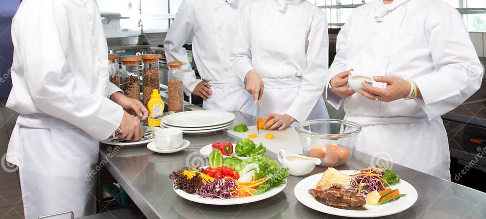 Cooking lesson stock photo. Image of female, advising - 26140524
