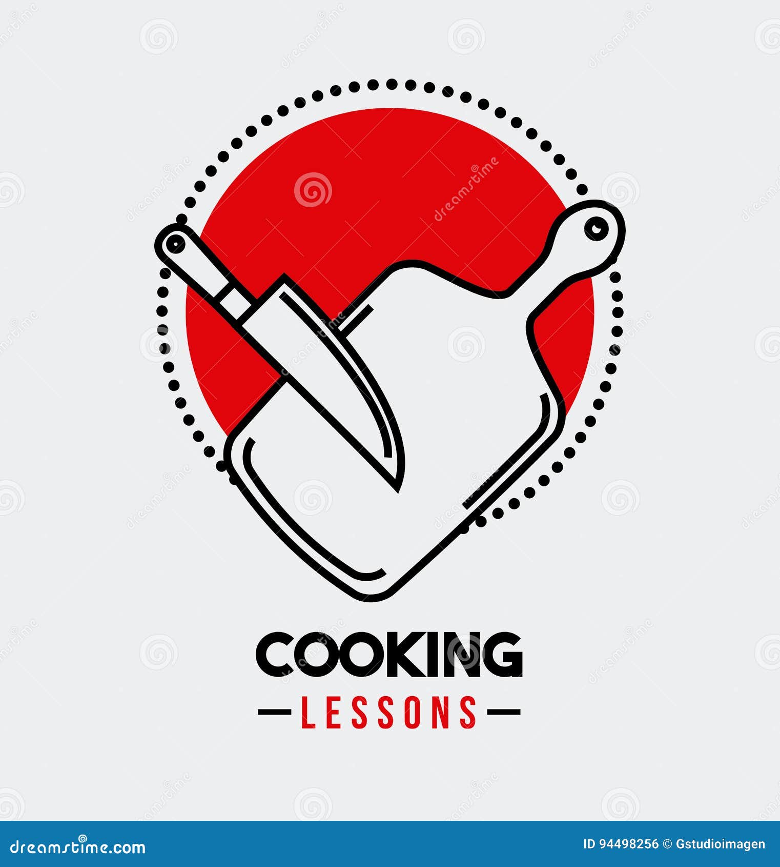 Cooking lessons flat stock vector. Illustration of poster - 94498256