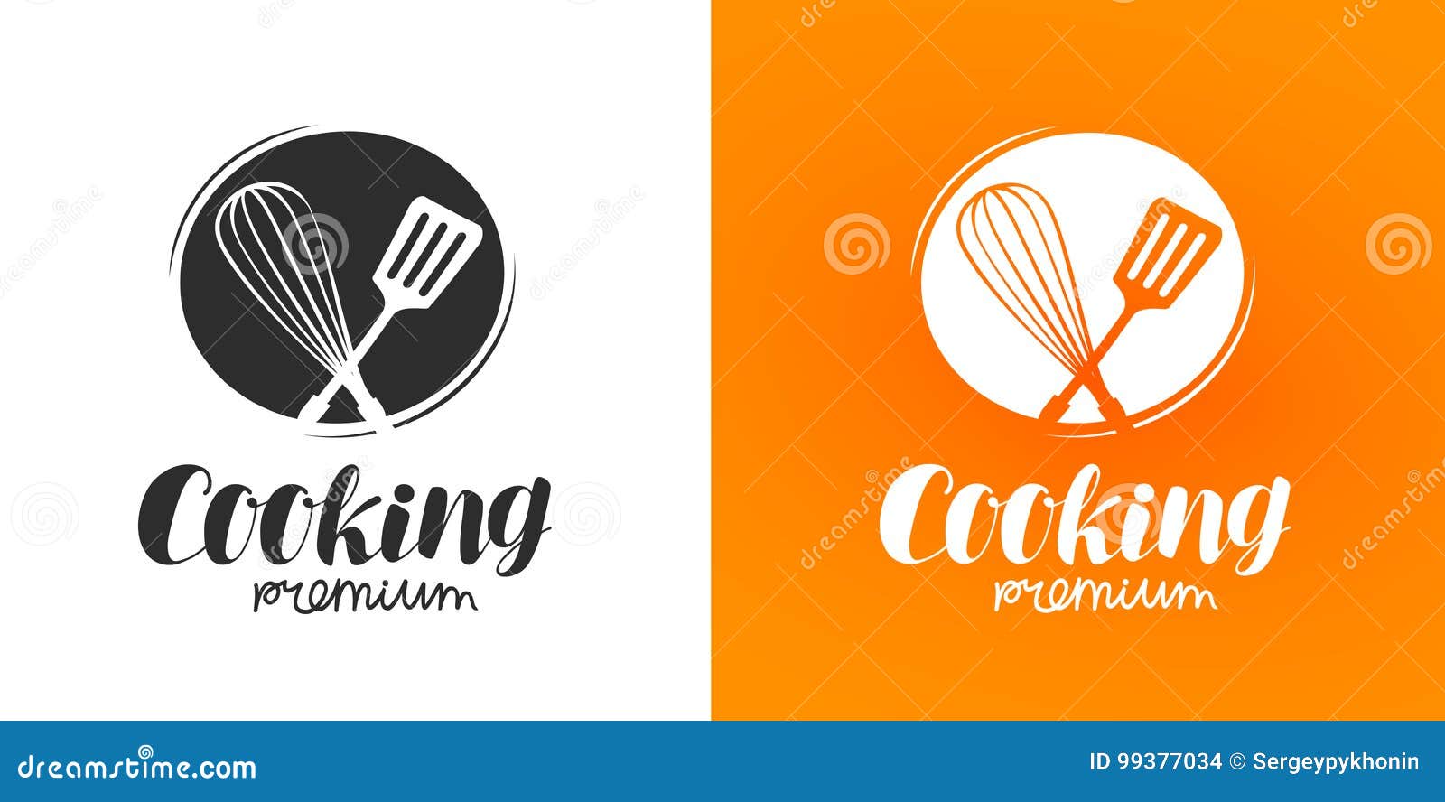 Cooking Logo or Label. Cuisine, Cookery Icon. Vector Illustration Stock ...