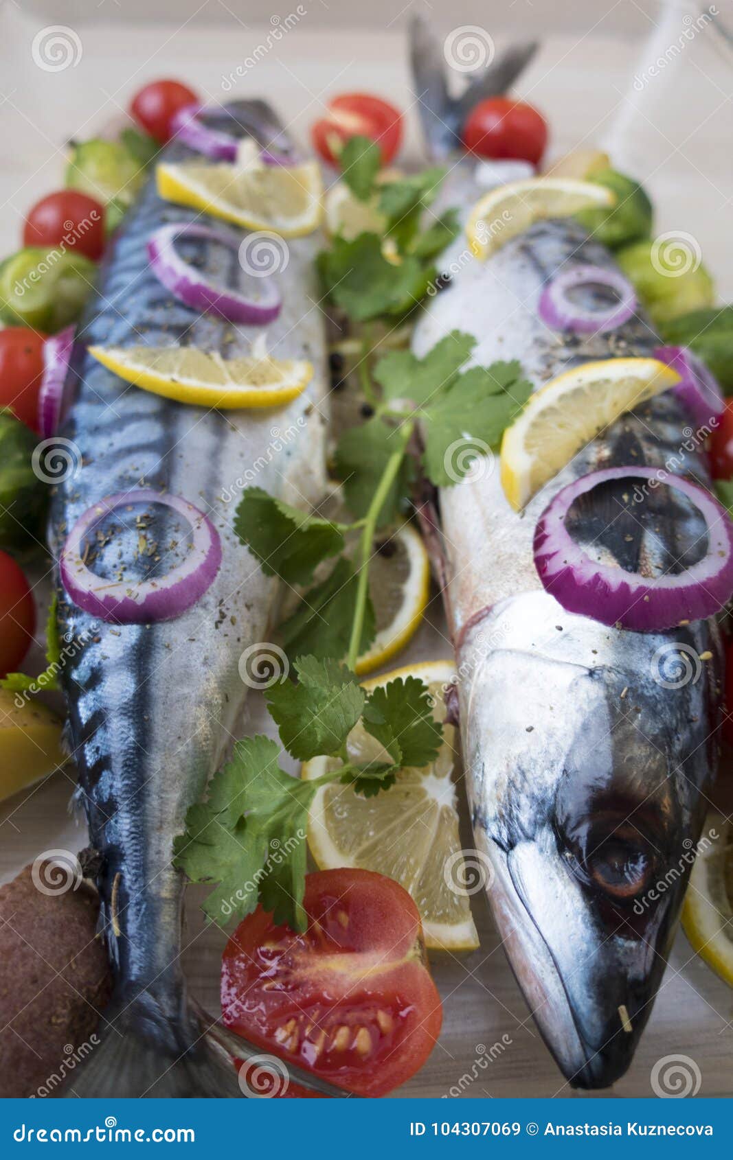 Cooking mackerel fish stock image. Image of fish, beautiful - 104307069
