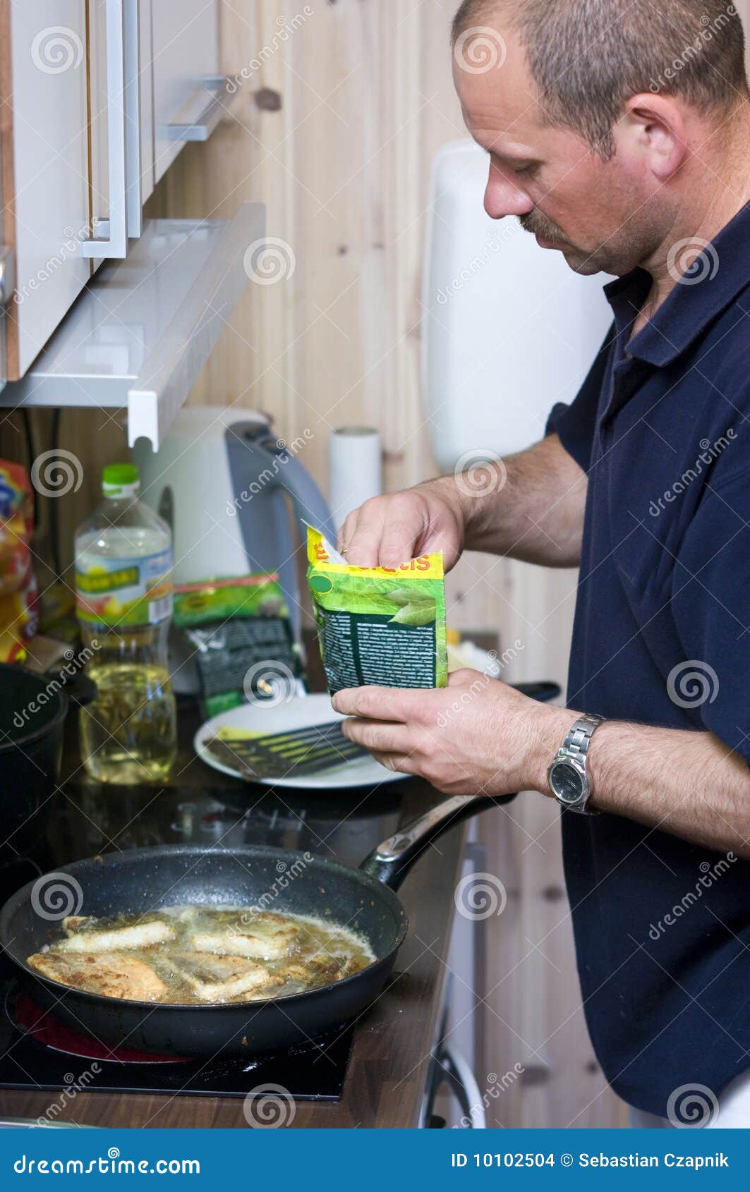 Cooking Man stock photo. Image of cooking, caucasian - 10102504
