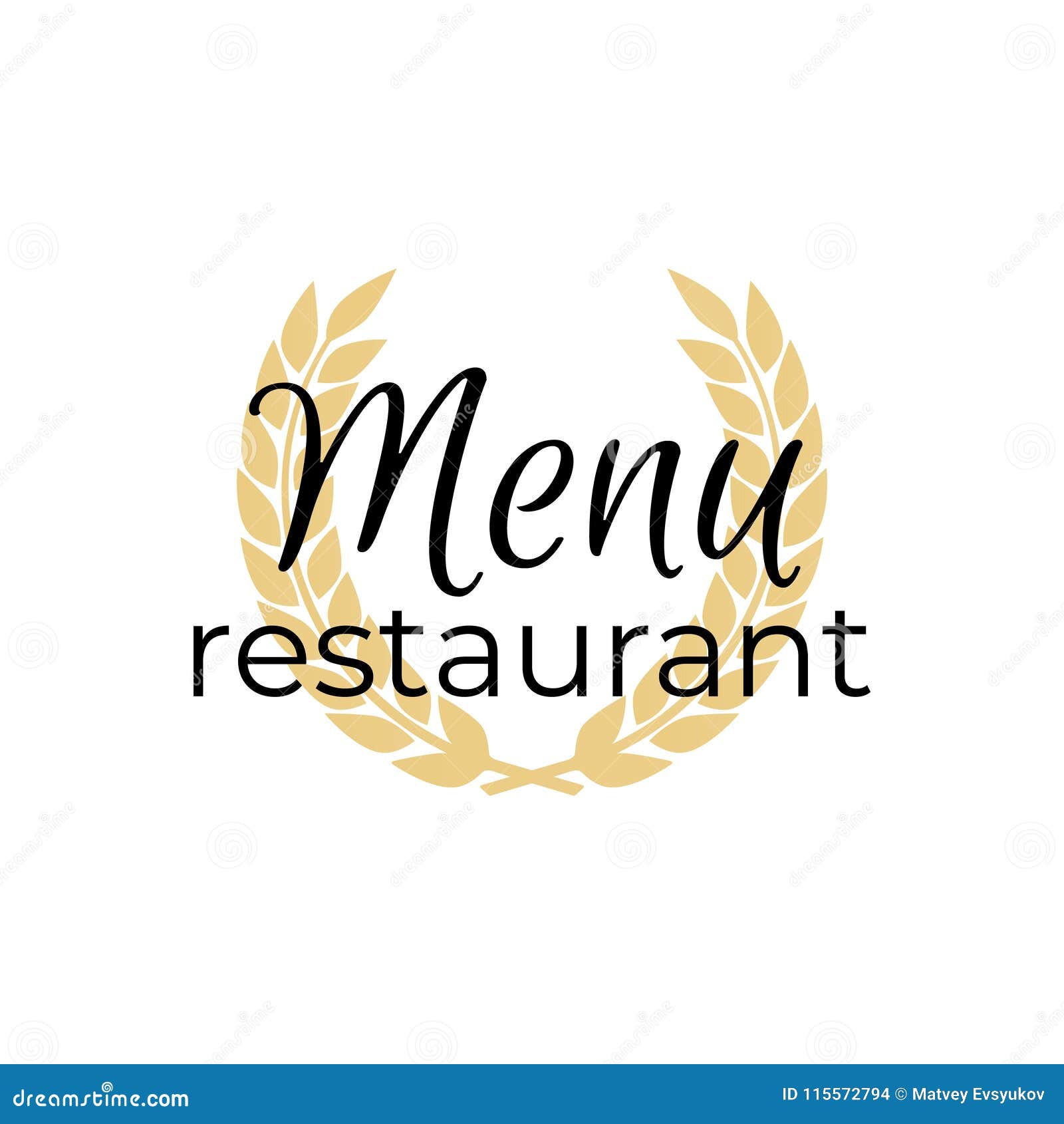 Cooking Menu Logo. Logo Menu Restaurant or Cafe. Dinner Icon Vector ...